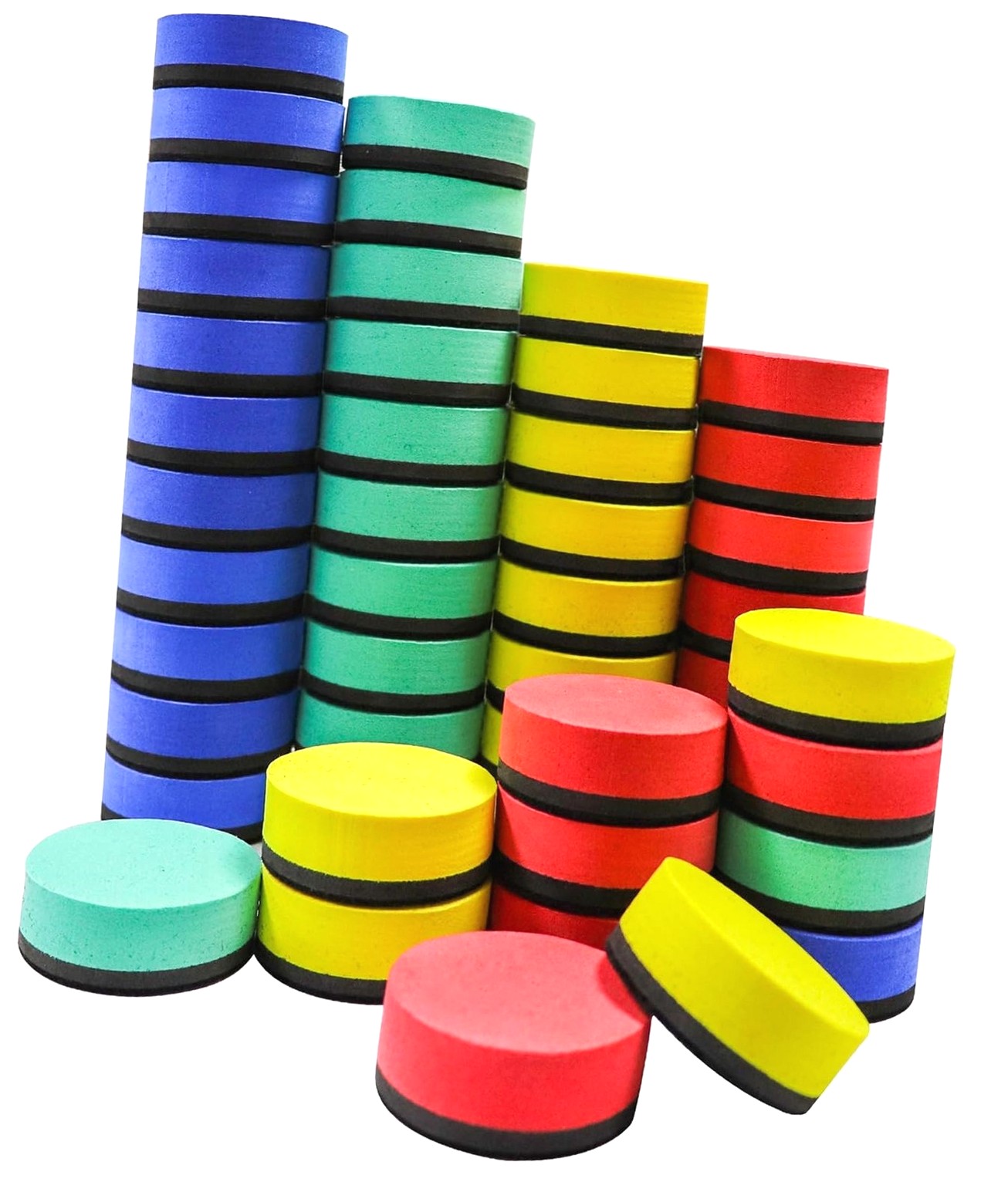 Highcool Erasers, 48 Pack Whiteboard Dry Erasers Chalkboard Cleaner ...