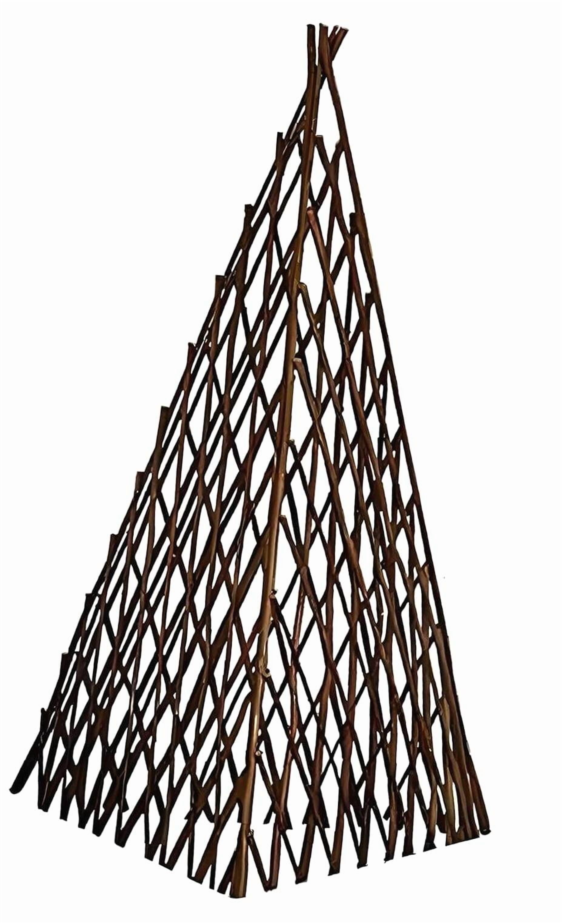 Highcool Expandable Teepee Fence, Teepee Trellis Plant Climbing, Self ...