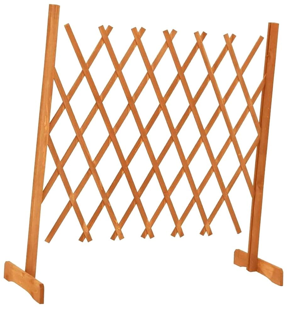 Highcool Extendable Garden Trellis Fence | Decorative Expandable Wood ...