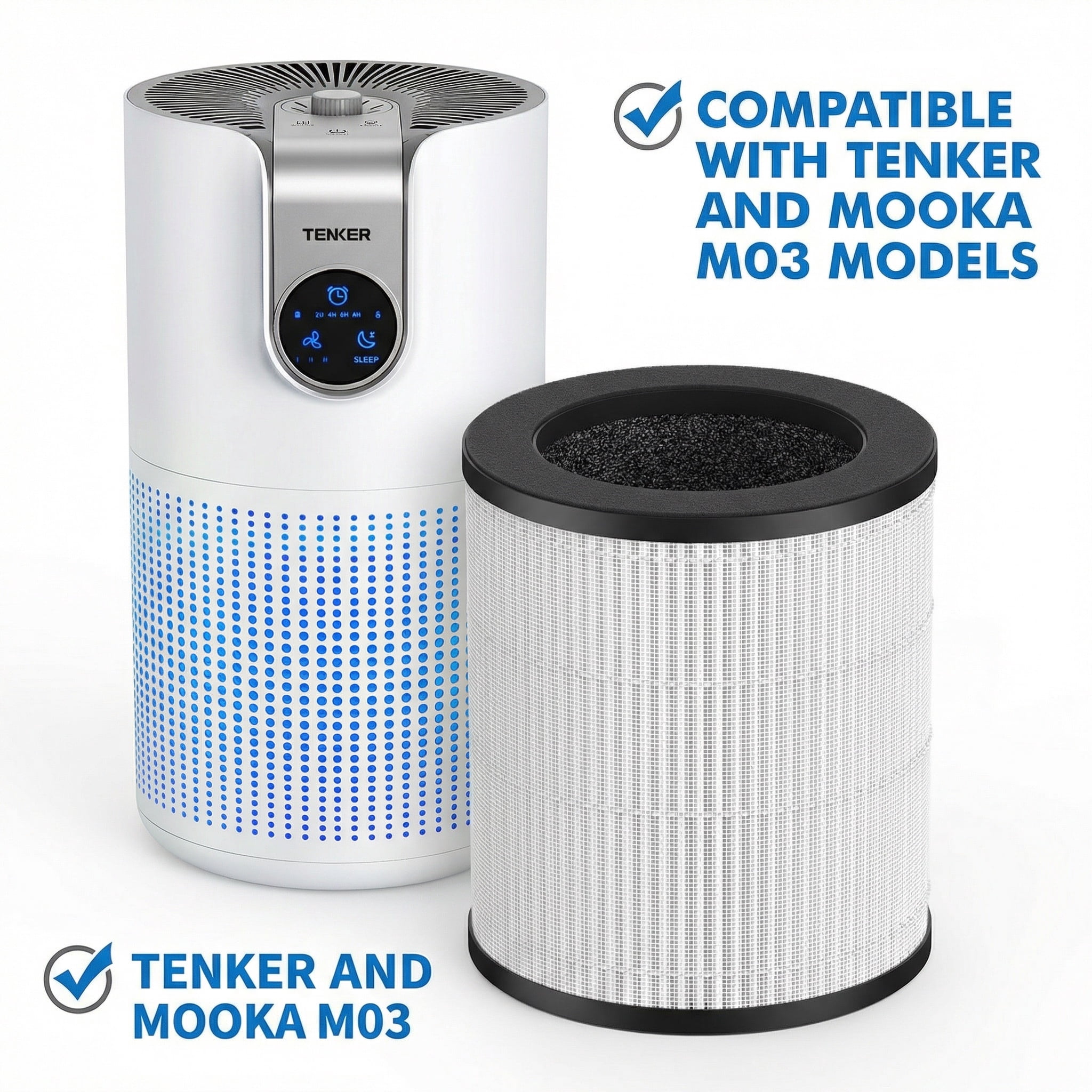Official Certified H13 True HEPA Replacement Filter for M03 Air ...