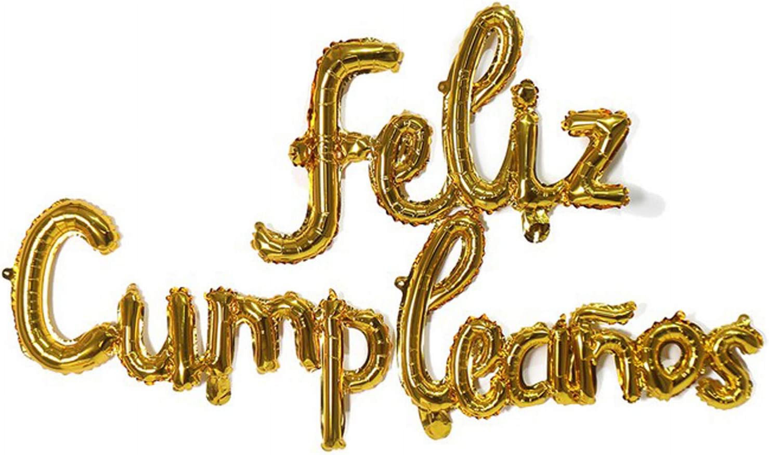 Highcool Feliz Cumpleanos Small Letters Conjoined Feliz Cumpleanos ...