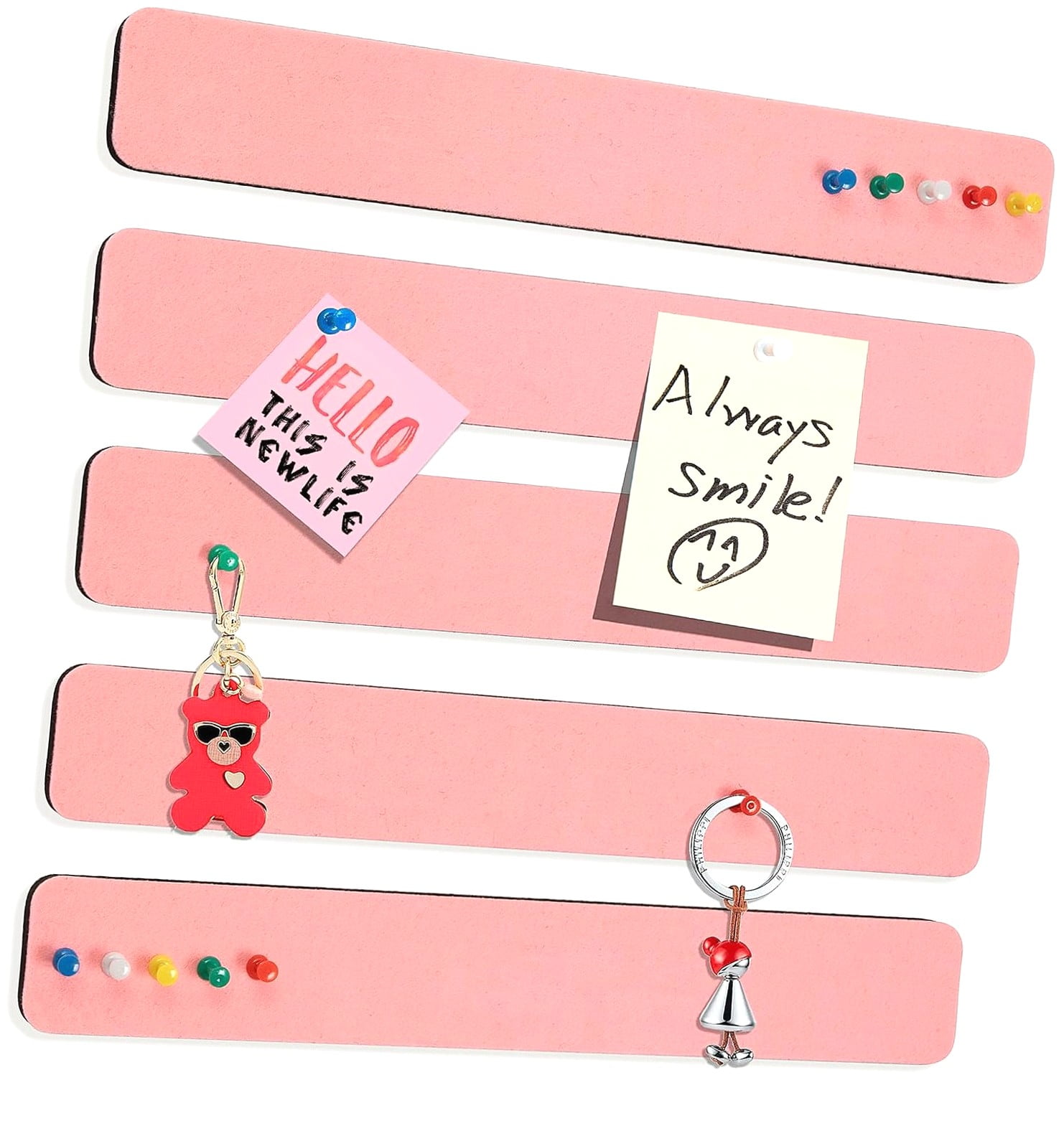 Highcool Felt Pin Strips Bulletin for Bedrooms Offices Wall Decoration ...