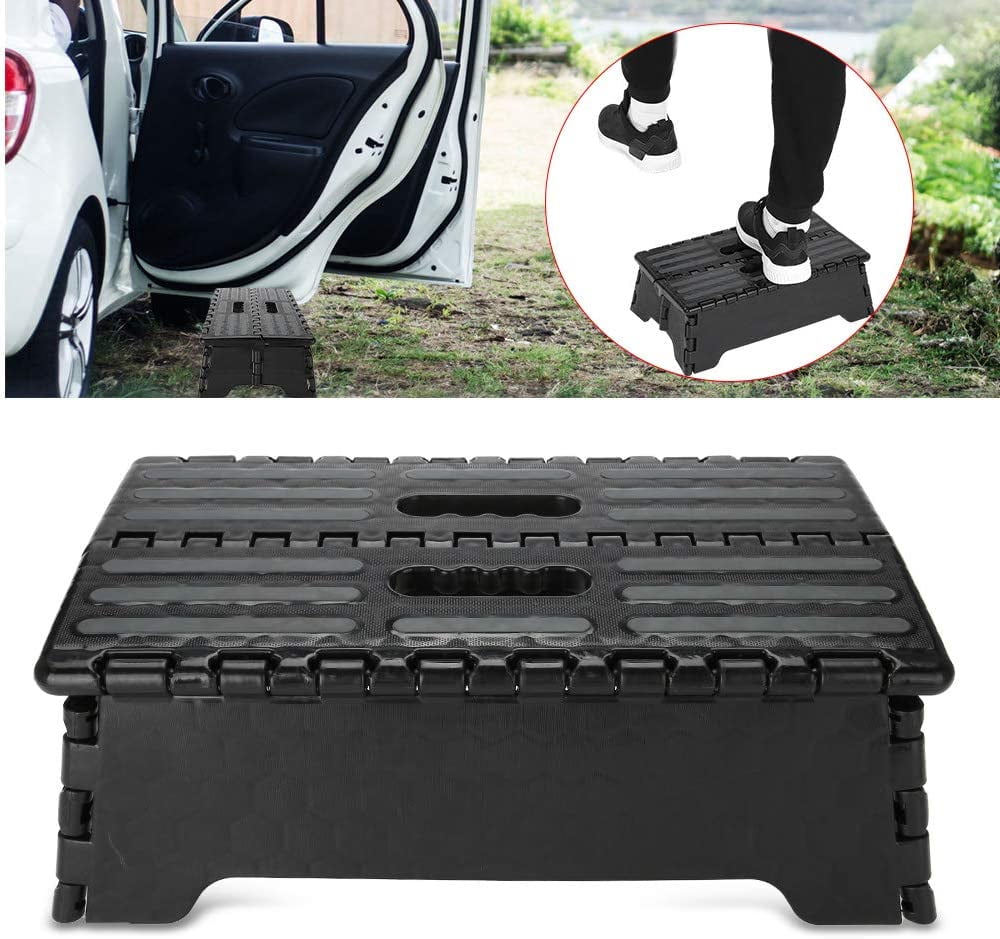 Highcool Folding Step Stool, 5" Portable Plast Step Ladder Step Stool ...