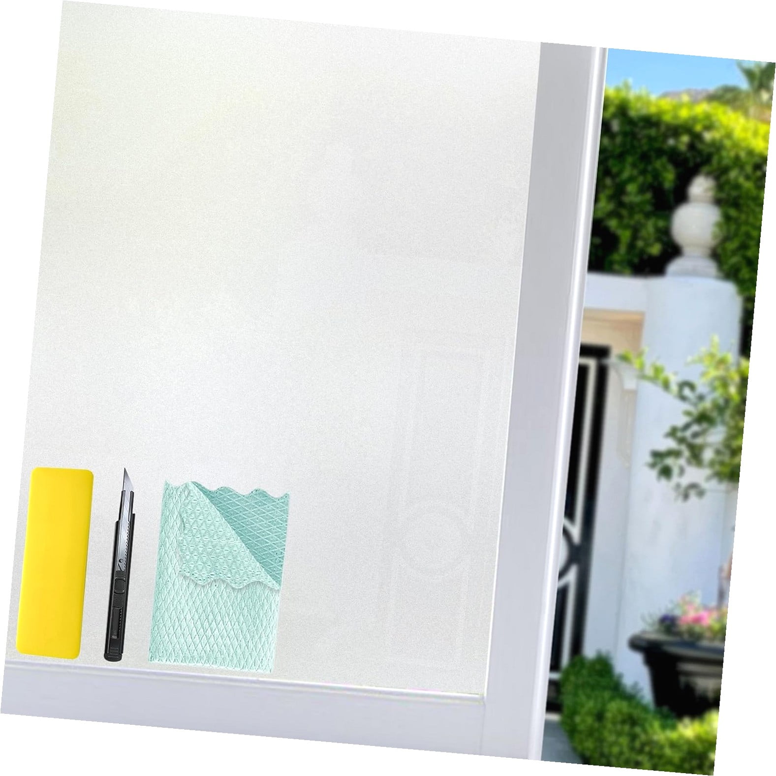 Highcool Frosted Window Film with Installation Kit, Static Cling ...