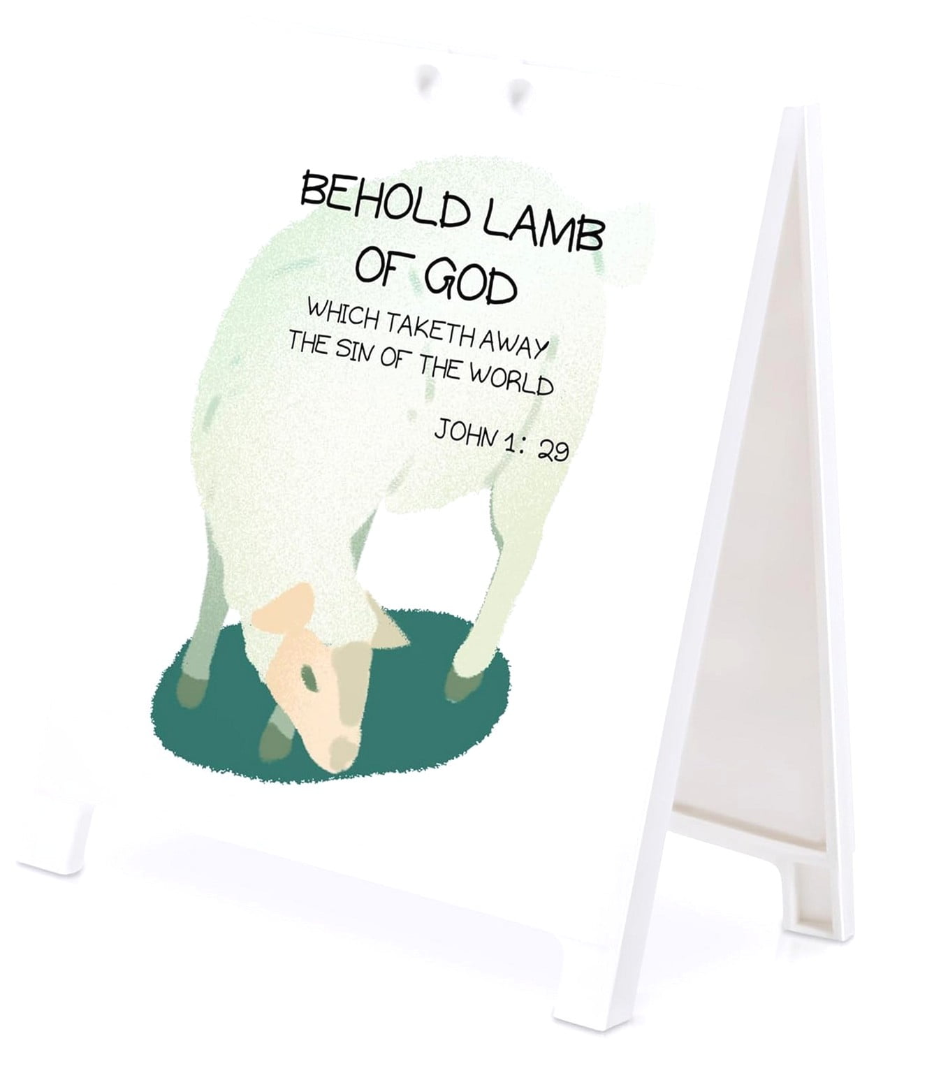 Highcool Funny Desk Sign Decor Behold Lamb of God for Table Plaque for ...