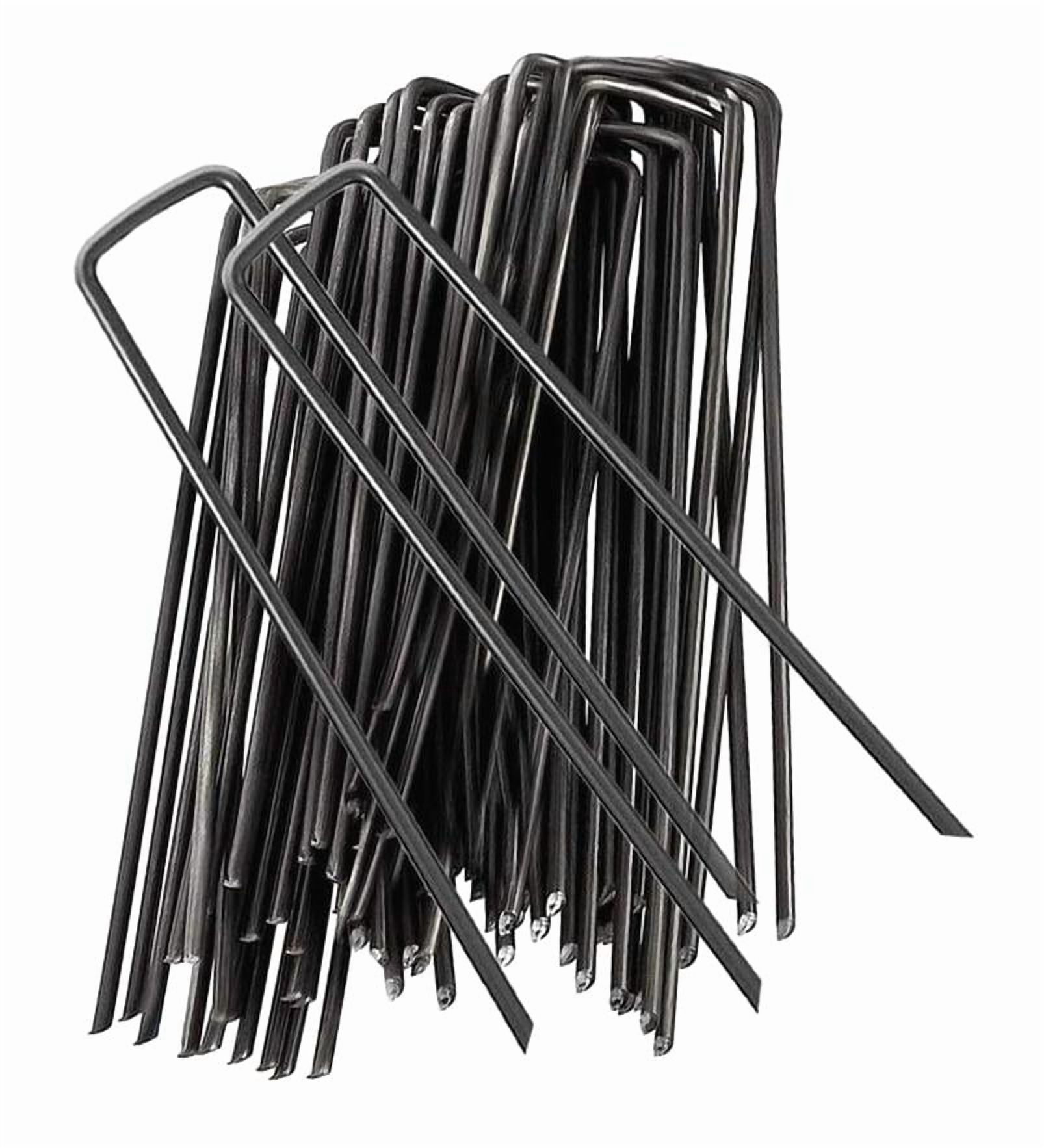 Highcool Garden Stakes, U-Shaped Ground Anchors for Securing Lawn, Farm ...