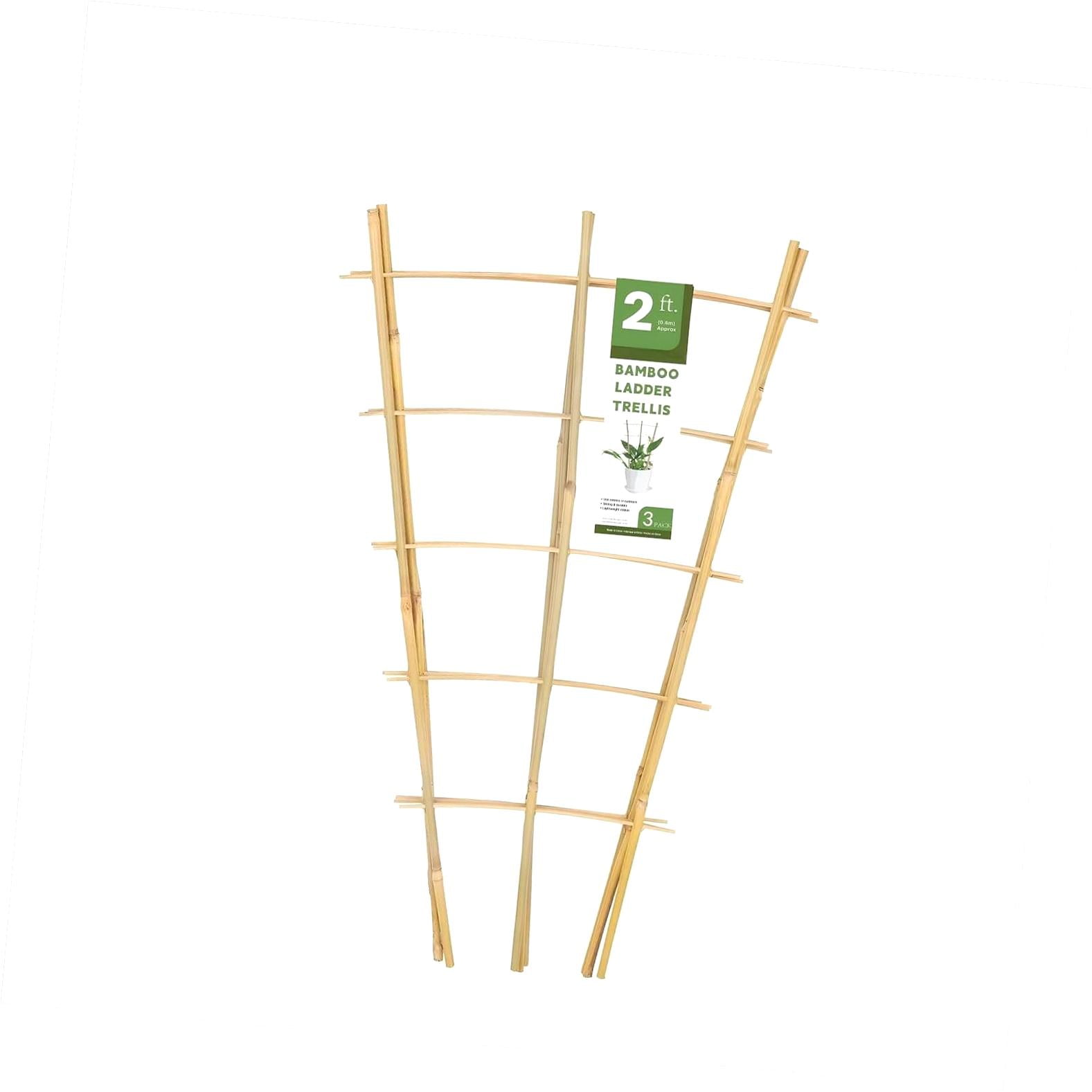 Highcool Garden Support - 24 Inches High, 3-Piece Set - for Climbing ...