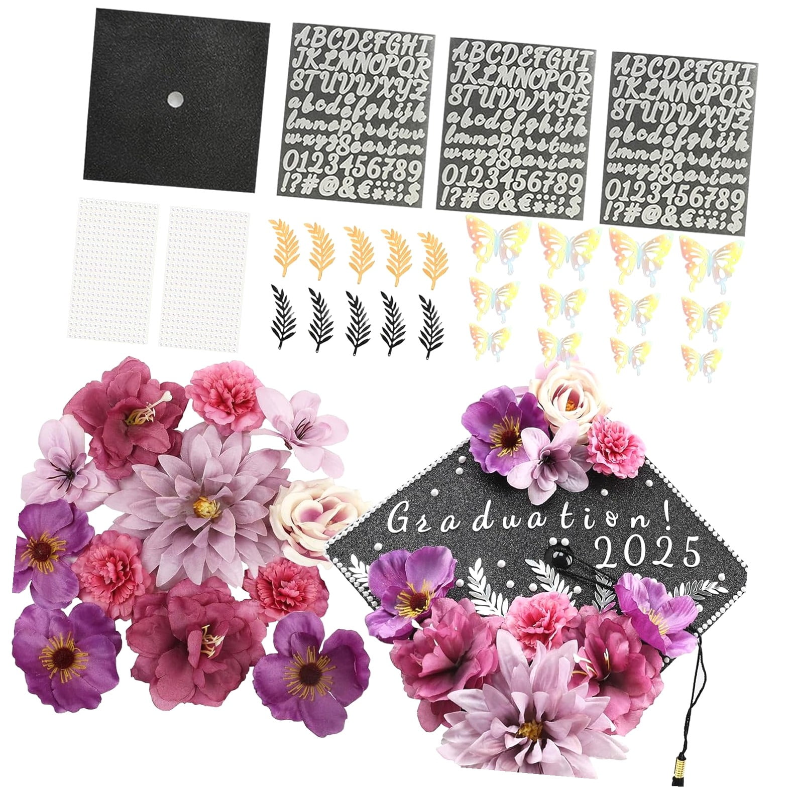 Highcool Graduation Decorations Kit, Grad Decorations for 2025 Faux ...