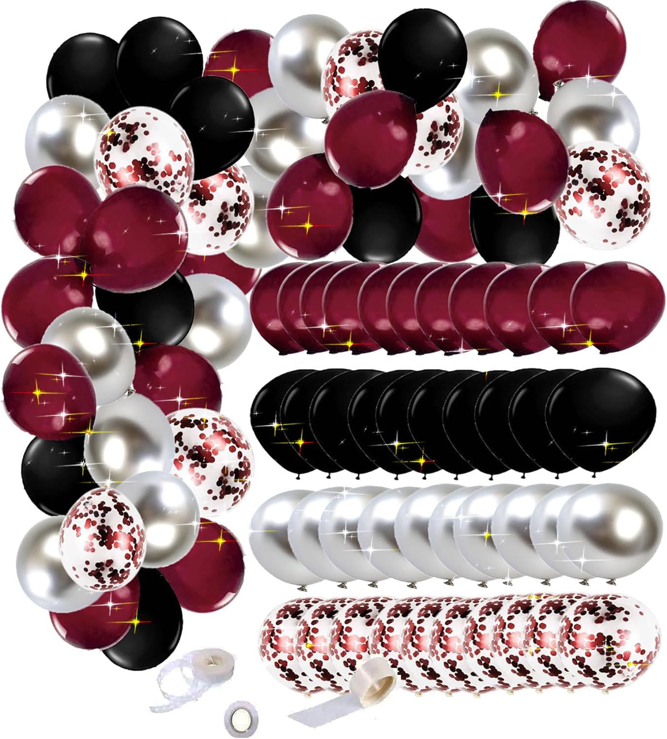 Highcool Graduation Decorations Maroon Bla 2025/Bury Bla Graduation ...