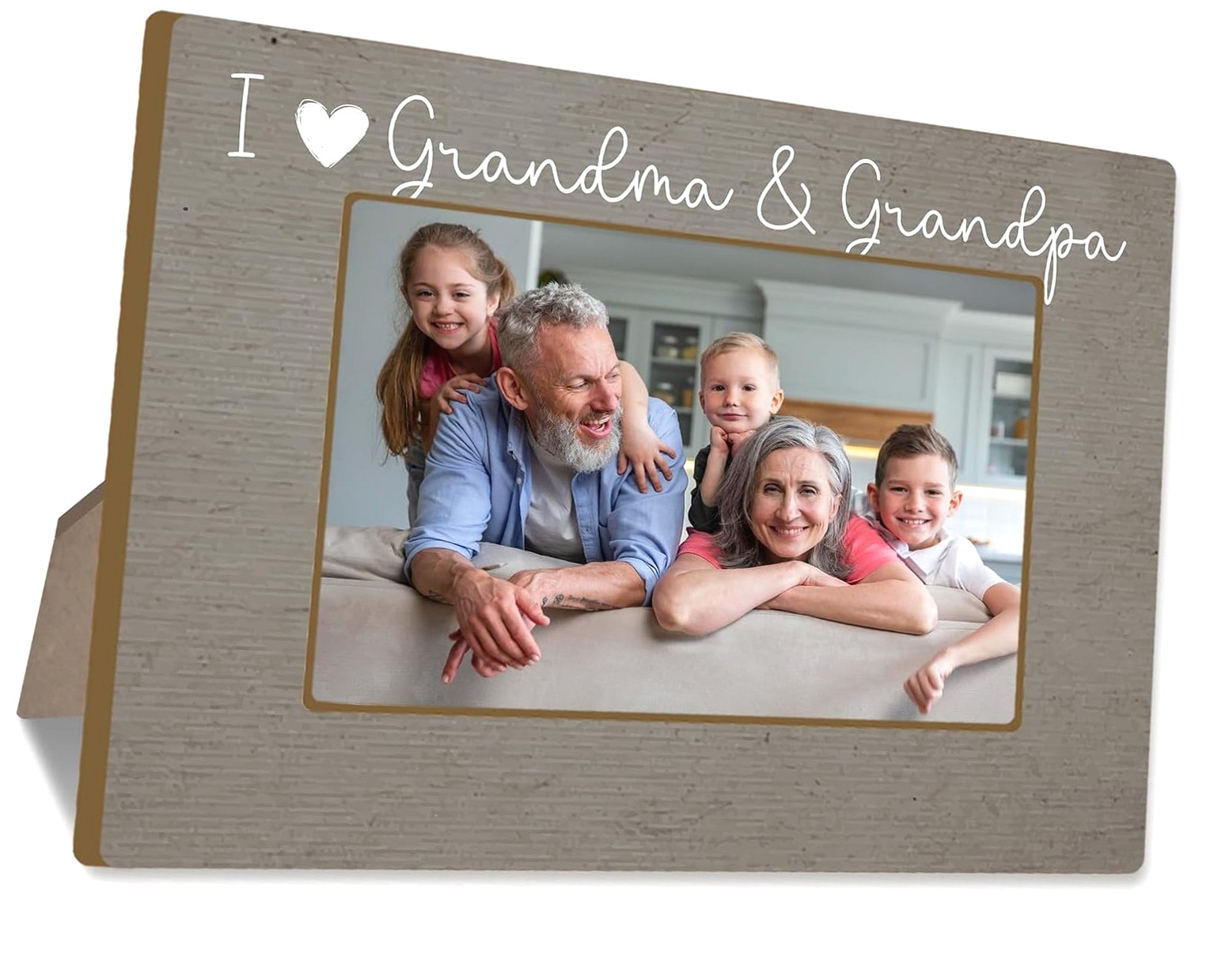 Highcool Grandparents Picture Frame Love My Grandma Grandpa Tabletop ...