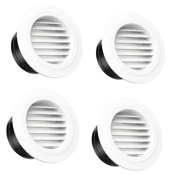 Highcool &Guan Soffit Vents, 6 Inch Vent Cover Round Soffit Vents ...