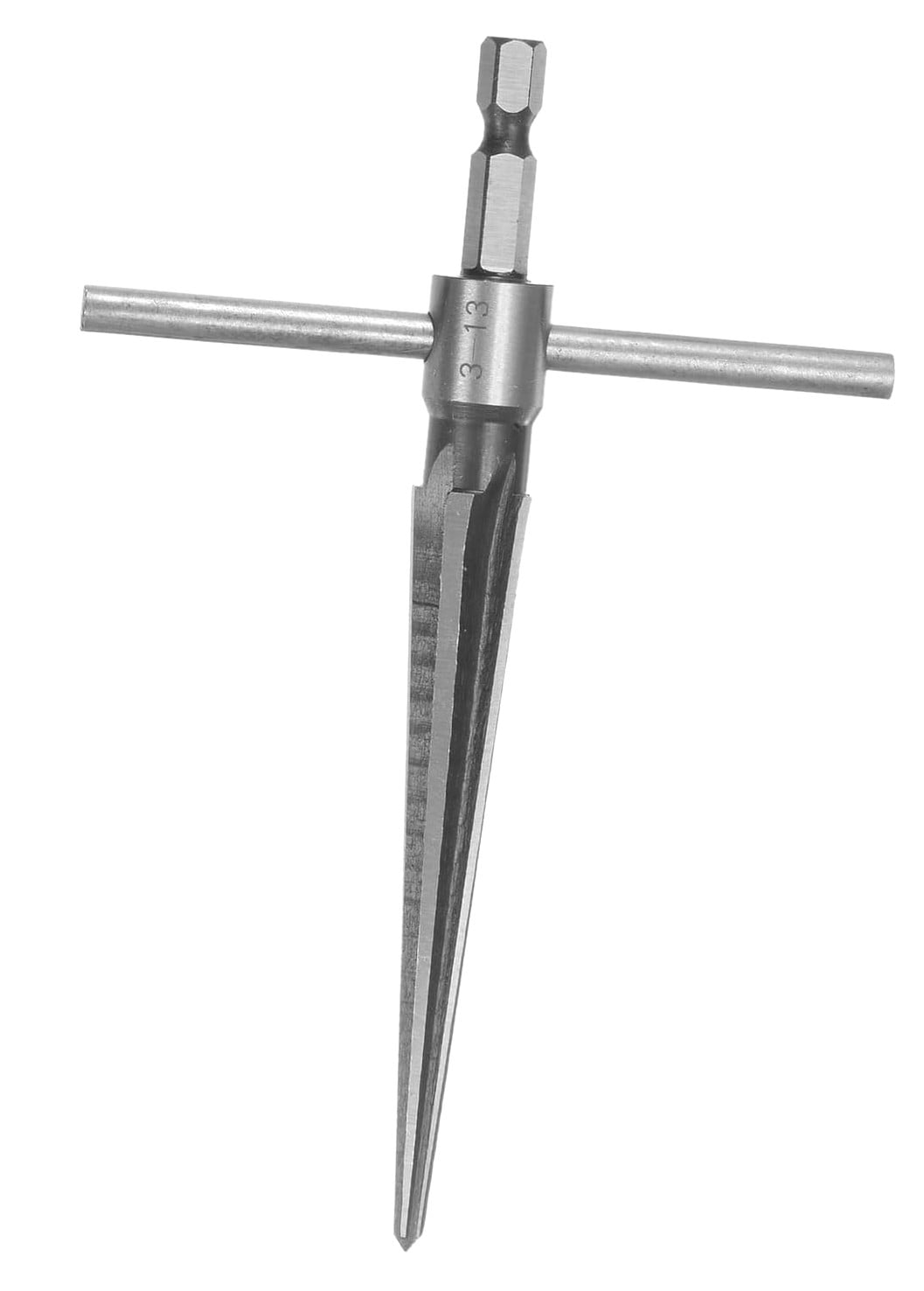 Highcool Hand Tapered Reamer 1/8"-1/2" (3-13mm) 6 Fluted Chamfer Bridge ...