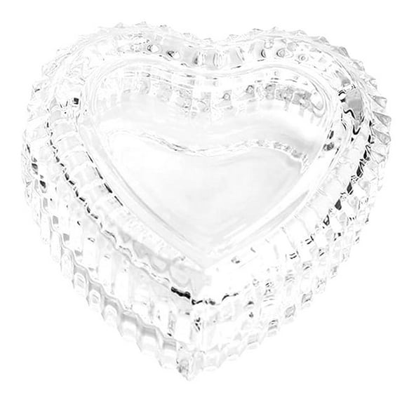 Highcool Heart-Shaped Storage Box Embossed Jewelry Box Candy Box with ...