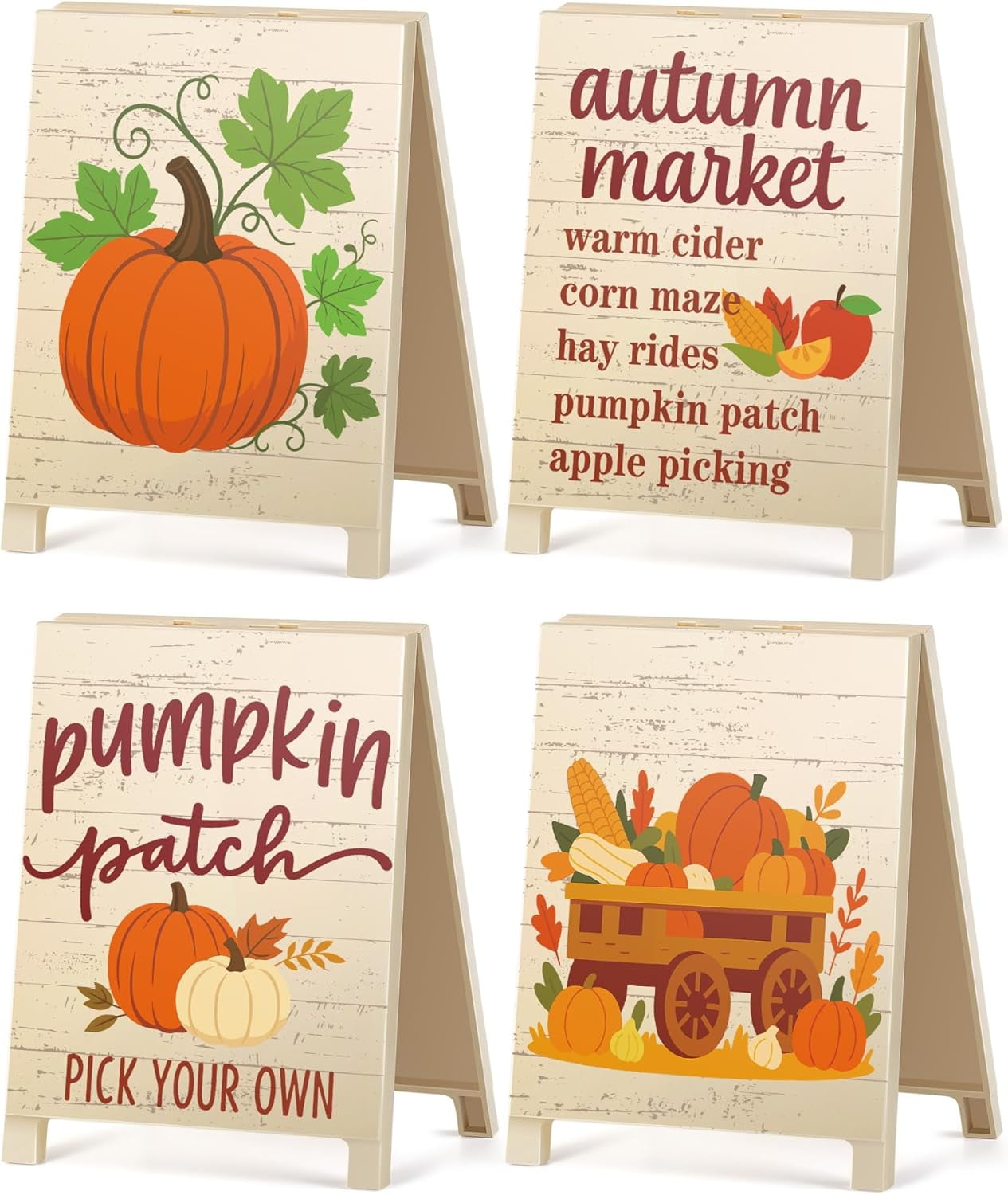Highcool Hello Fall Decorations for Thanksgiving Decor Desk Sign for ...