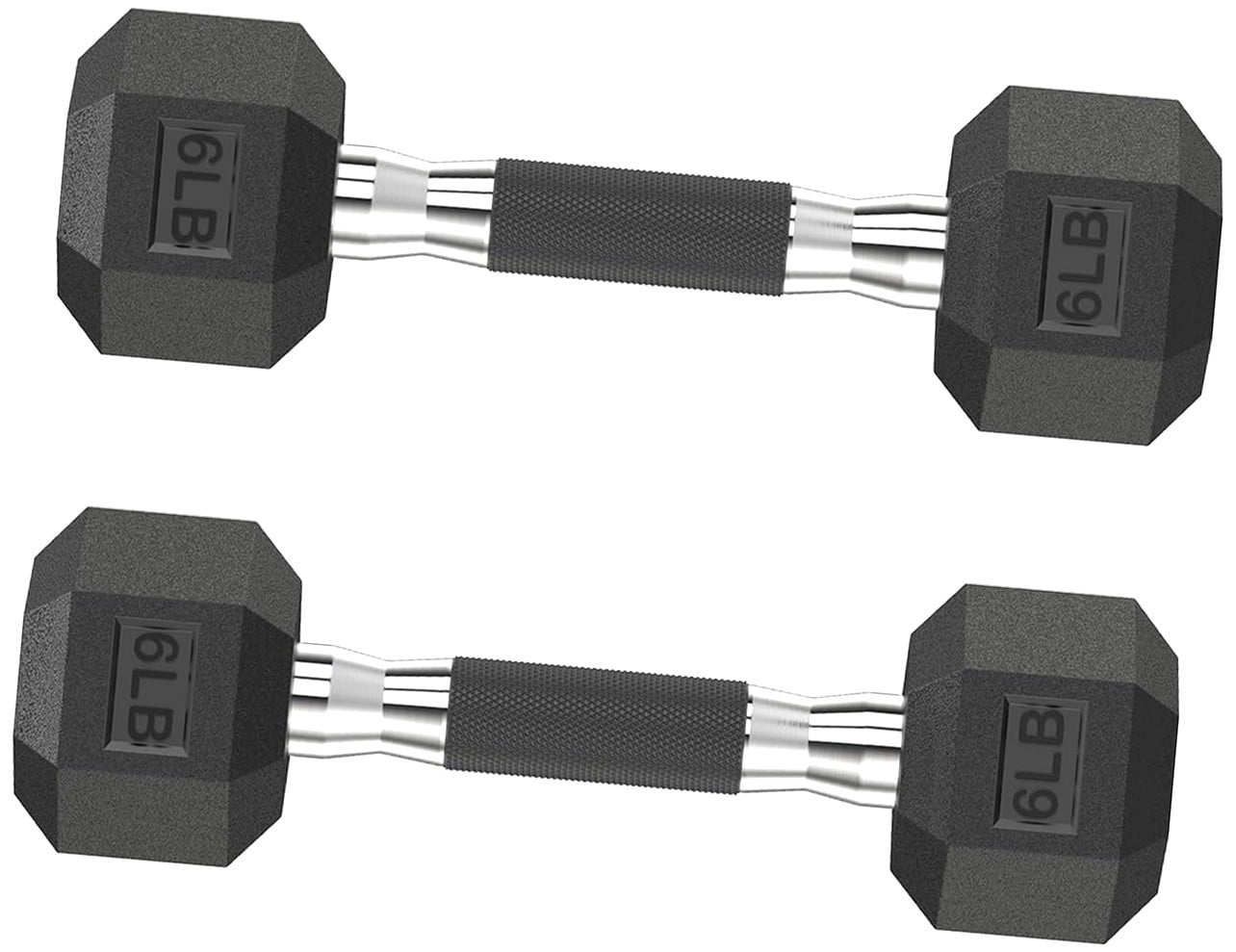 Highcool Hex Dumbbell Set 2.5-400 lb, Rubber Encased Exercise Dumbbells ...