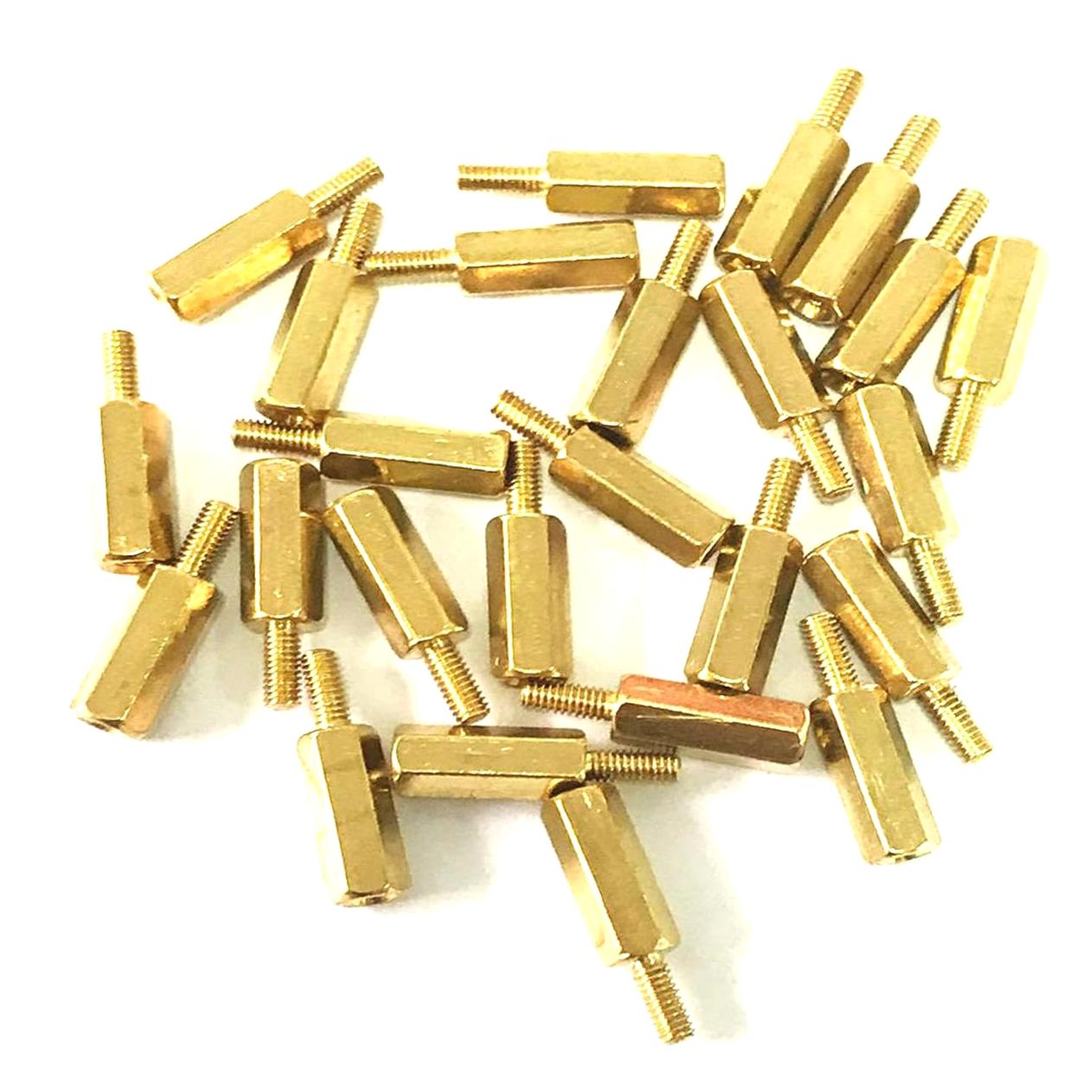 Highcool Hex Standoff Spacer Screws, Male to Female, M4 x 15mm + 6mm ...