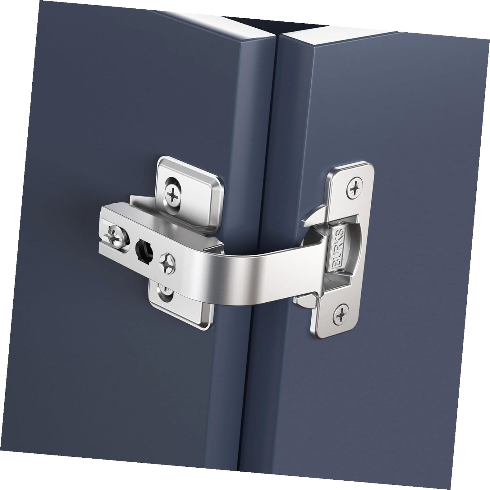 Highcool Hinges 2 Pack Lazy Susan 90 Degree Pie Cut Bifold Door Hinge ...