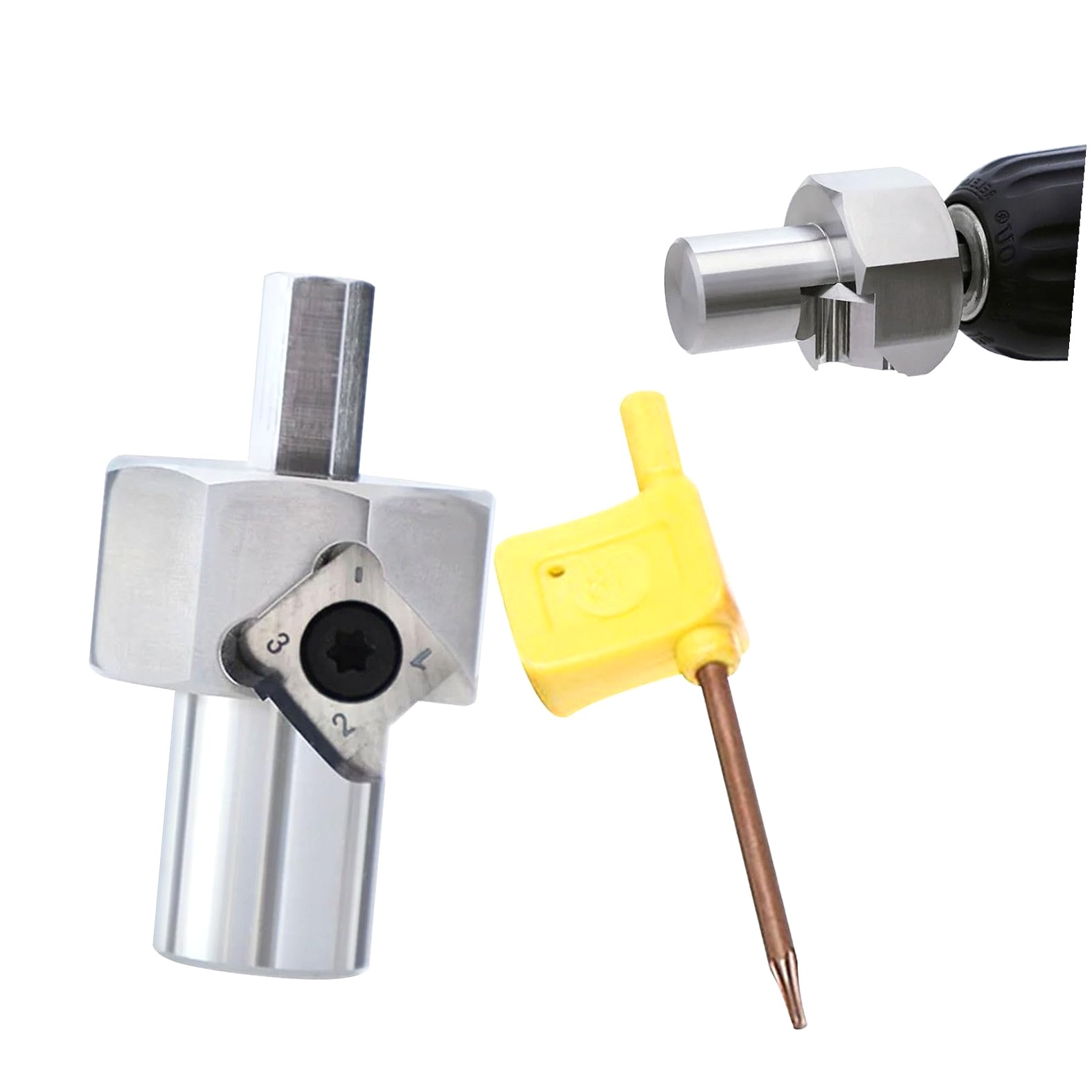 Highcool Holes Chamfer Reamer, Woodworking Chamfer Flar Steel Hole ...
