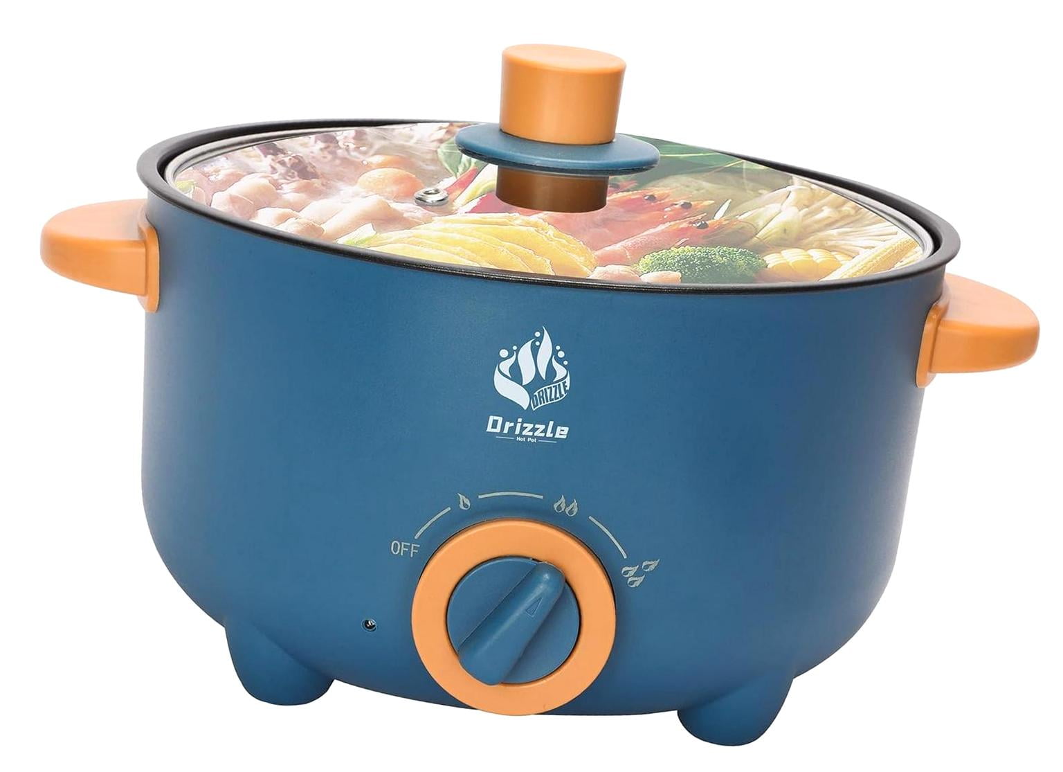 Highcool Hot Pot Cooker let - Multifunction Frying Pan 110V Non-St Grill 3L Stir-fried Stewed ...
