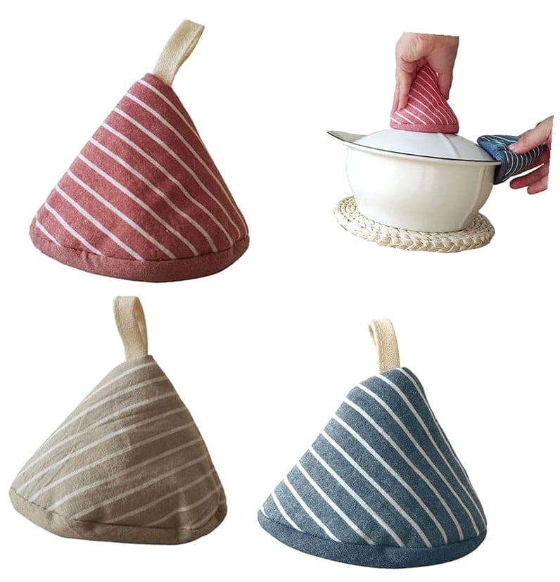 Highcool Hot Pot Lid Handle Mitt, Cast Iron Handle Cover, Pot Pan ...