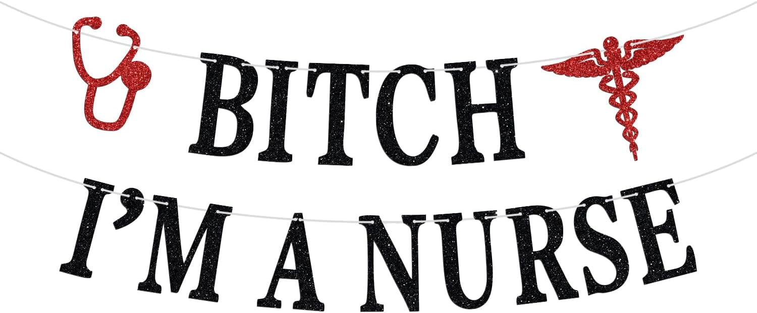 Highcool I'm a Nurse Banner - Congrats Nurse Grad/Nailed It/RN/BSN/NP ...