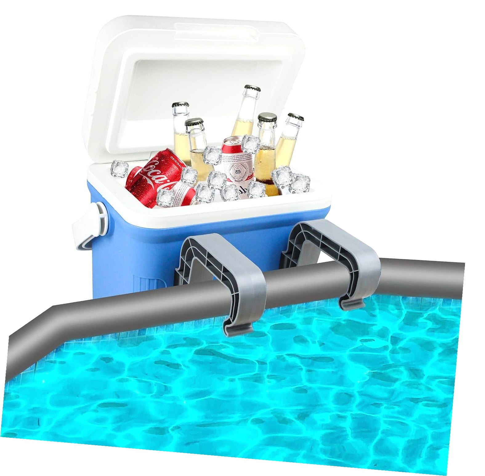 Highcool Insulated Hard Poolside Cooler, Chest for Above Ground Pools ...
