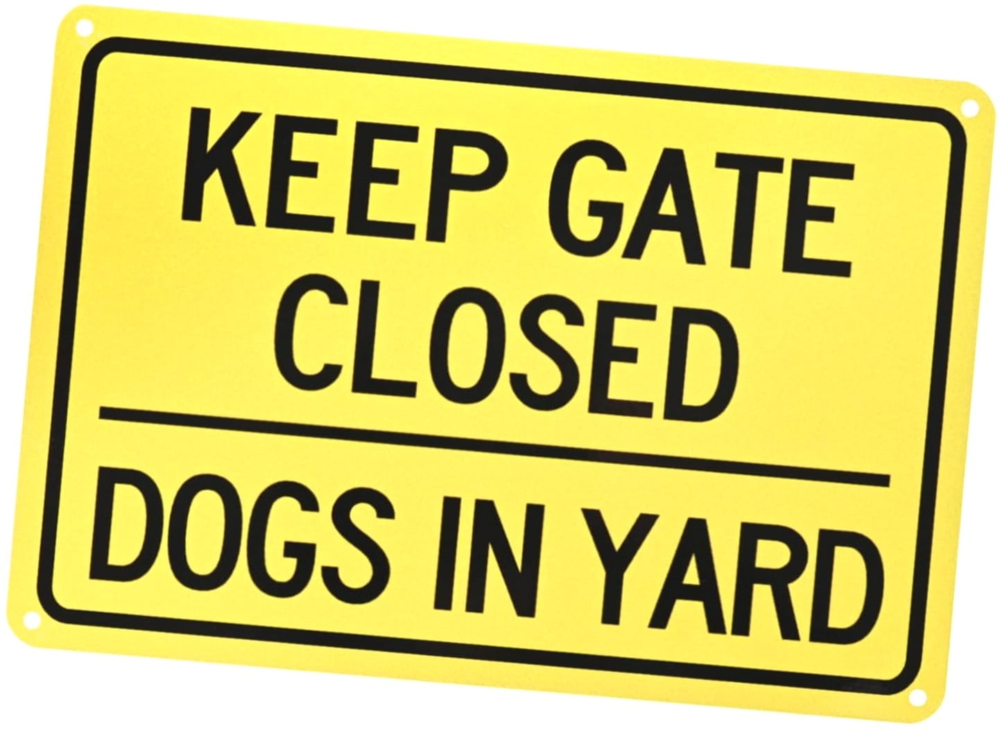 Highcool Keep Gate Closed Dogs in Yard Sign, 10" 7" Rust Free Signs ...