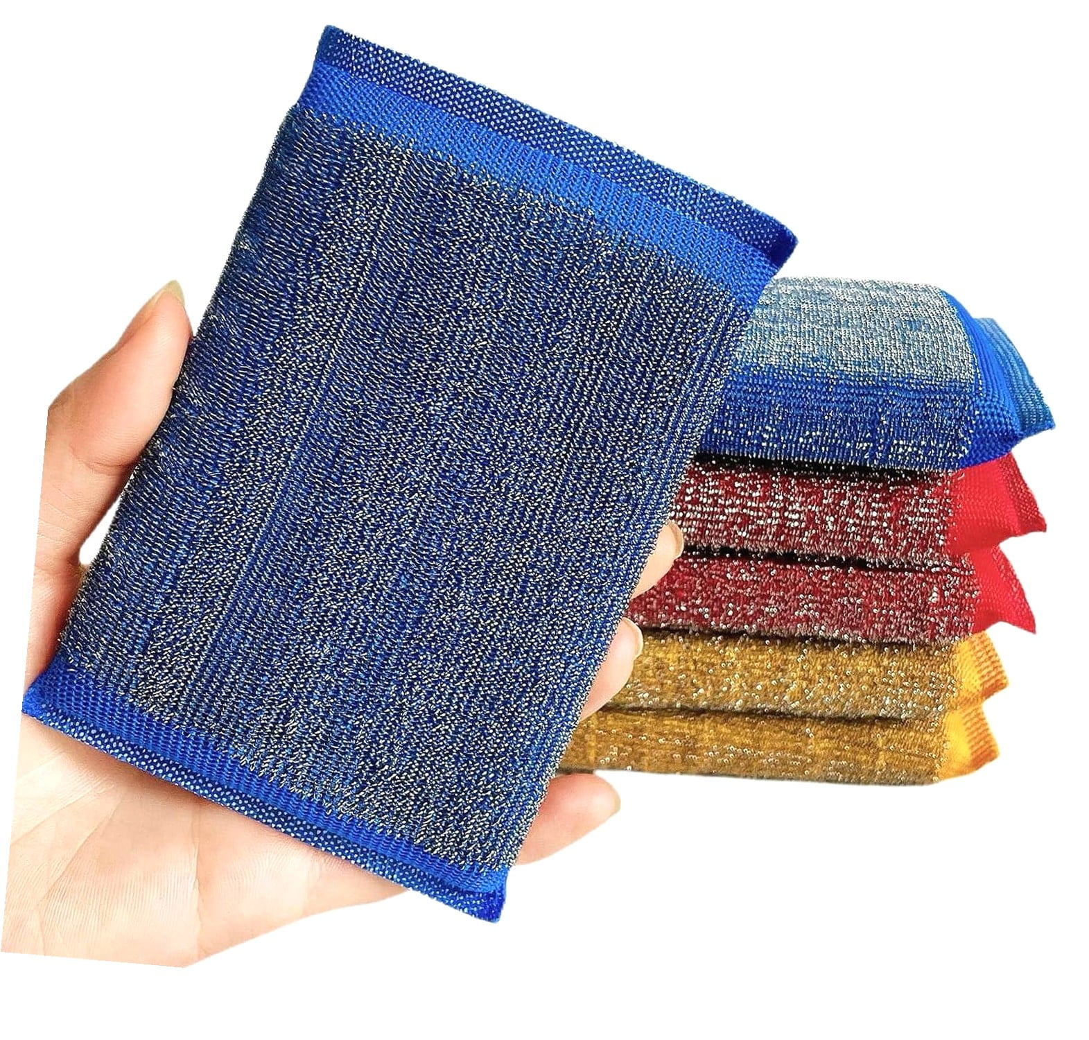 Highcool Kitchen Sponges for Dishes - Steel Scrubber Sponges for ...