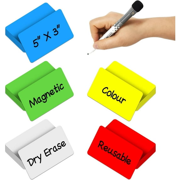 Highcool Labels 5x3 Inch, 40 Pack, Labels for Whiteboards, Locker ...