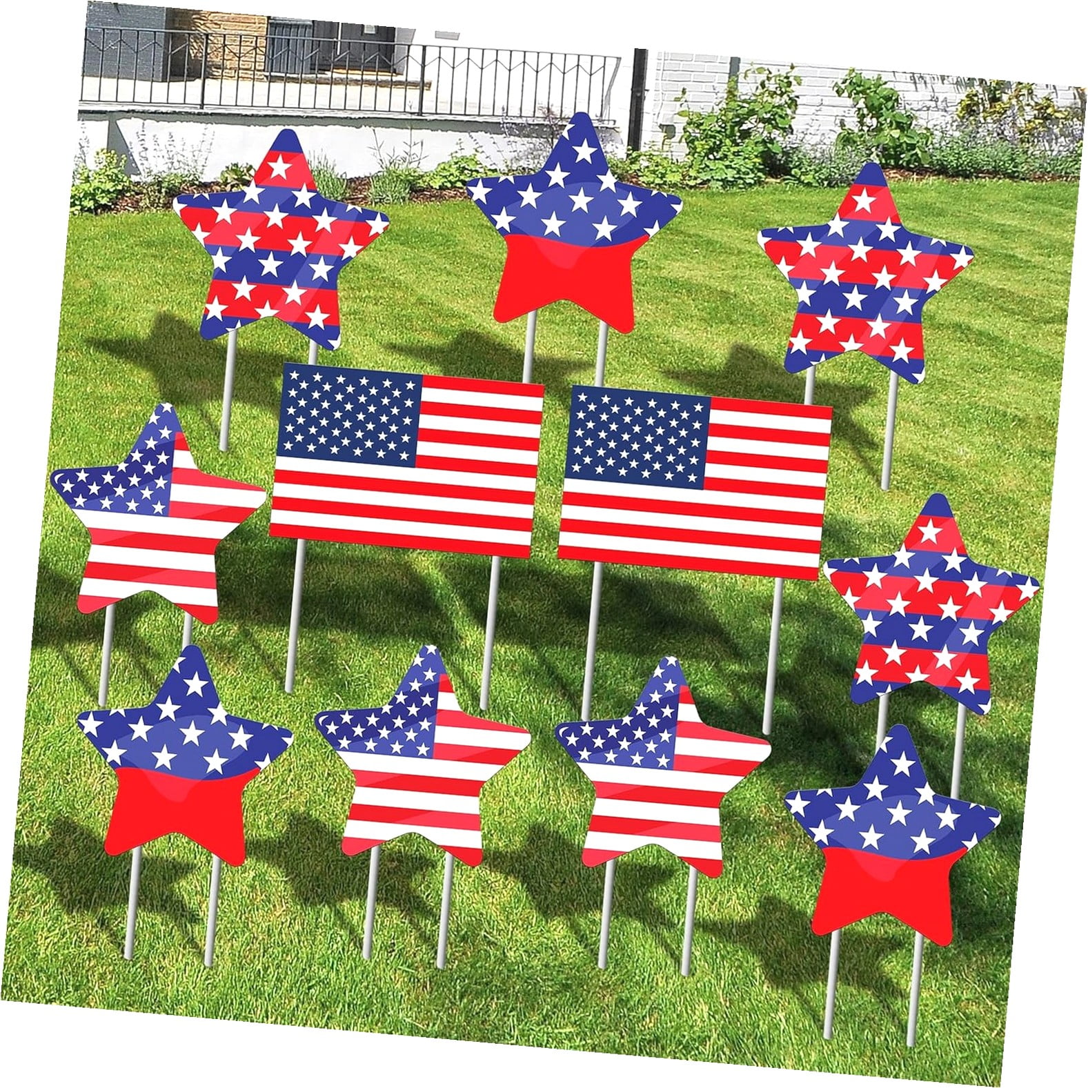 Highcool, Labor Day Signs with Stakes Pack of 11 | Yard Sign, Election ...