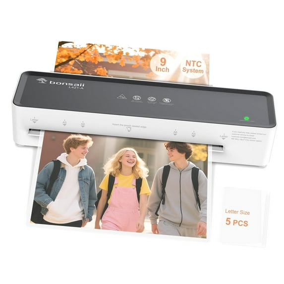 Highcool Laminator Machine with 5 Laminating , 9 Inch Thermal Laminating Machine for Documents ...
