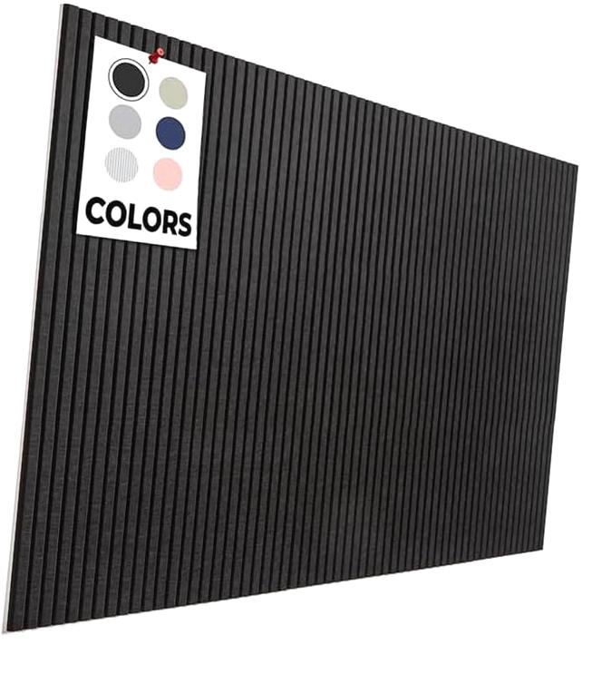 Highcool Large Bulletin Board, Tack Board, 59"x36" | 15 Pack | Wall Pin ...
