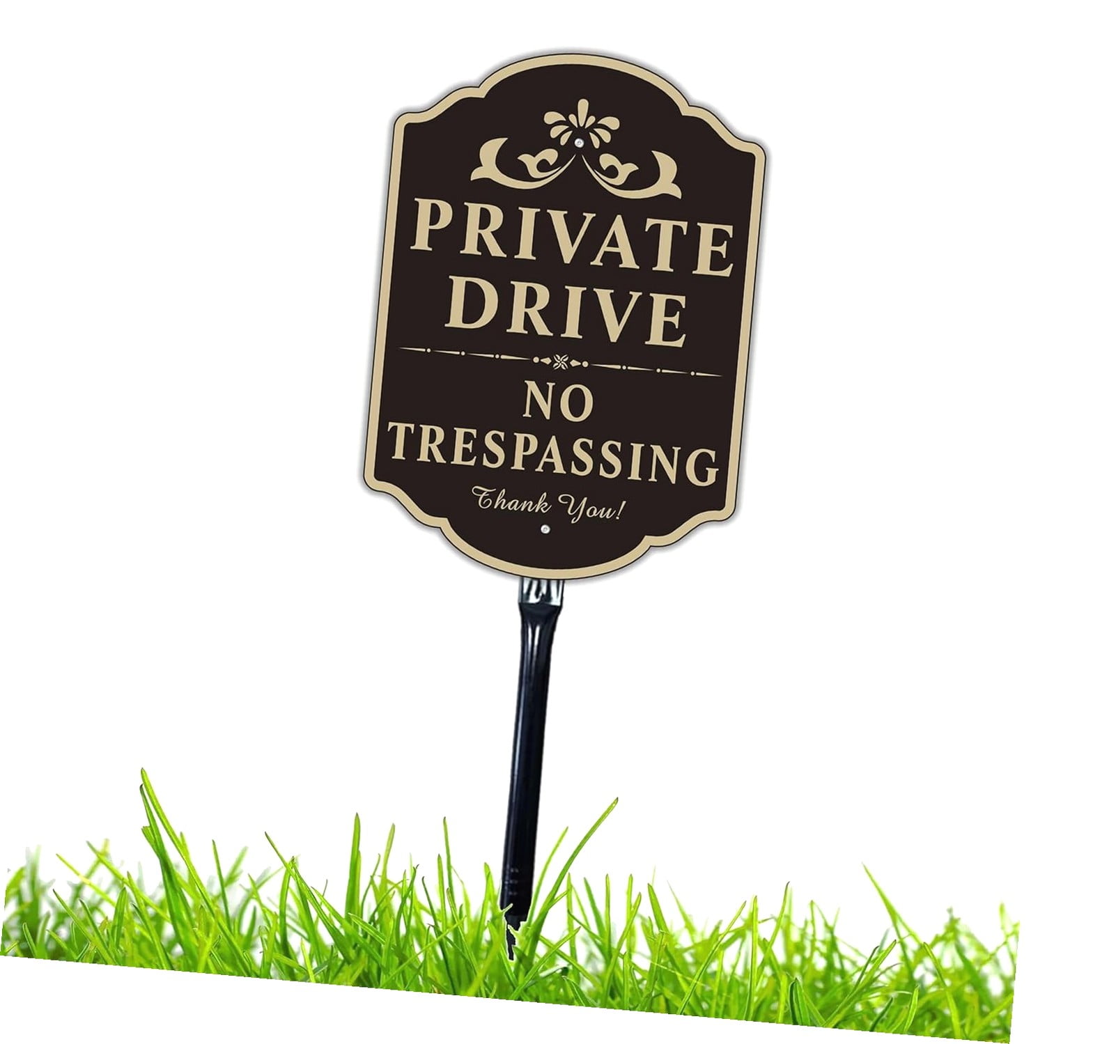 Highcool Large Private Drive Sign, 14"" Private Driveway No Trespassing ...