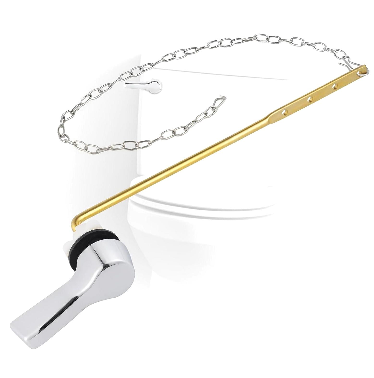 Highcool Lateral Toilet Flush Lever, Angled Installation Toilet Handle ...