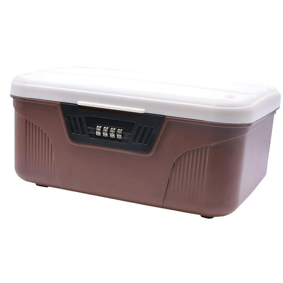 Highcool Lockable Storage Container Bin, 2.3 Gallon Lock Box with ...