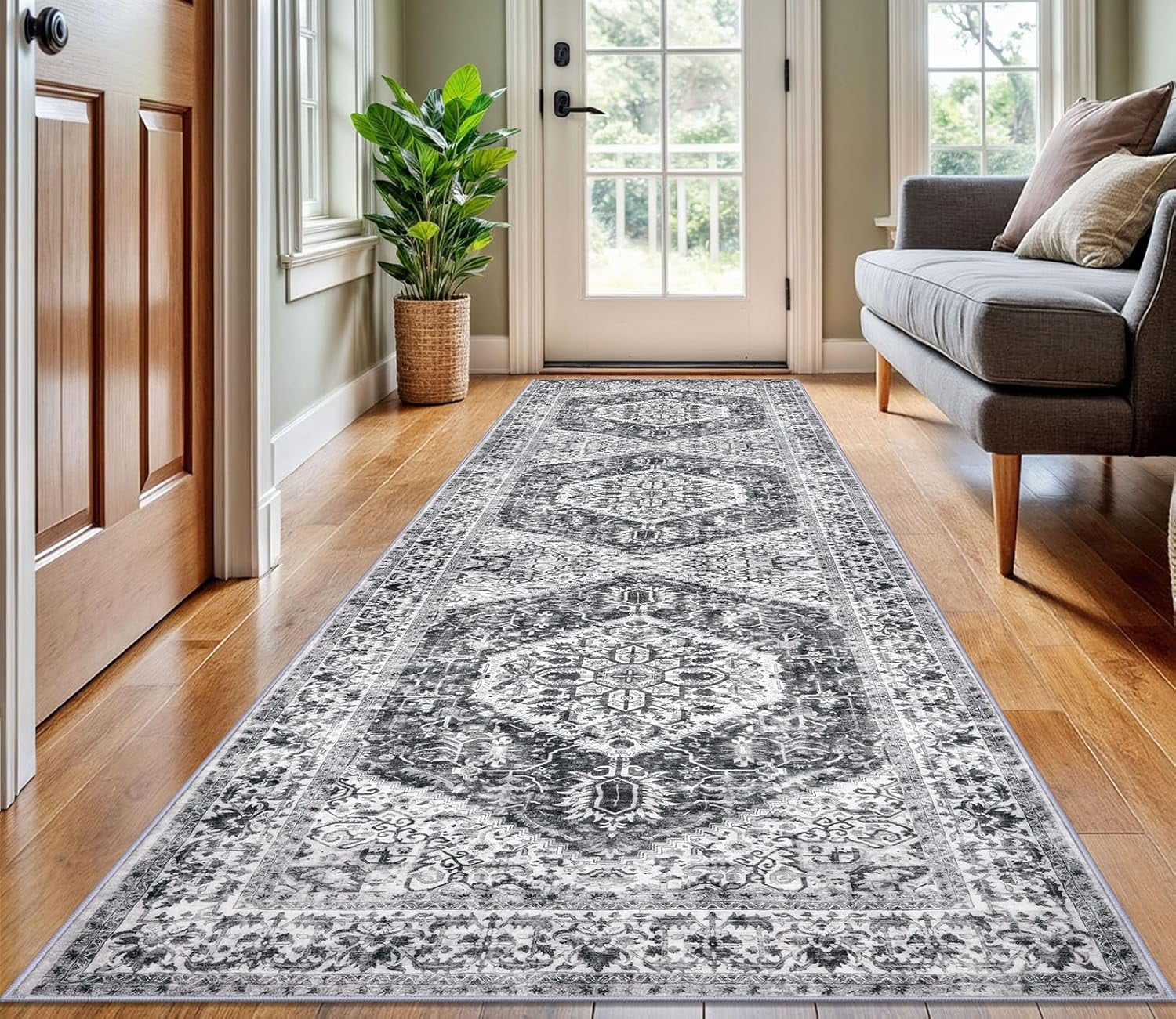 Highcool Long Runners for Hallways 3x10 Ft Washable Kitchen Runner Rug ...