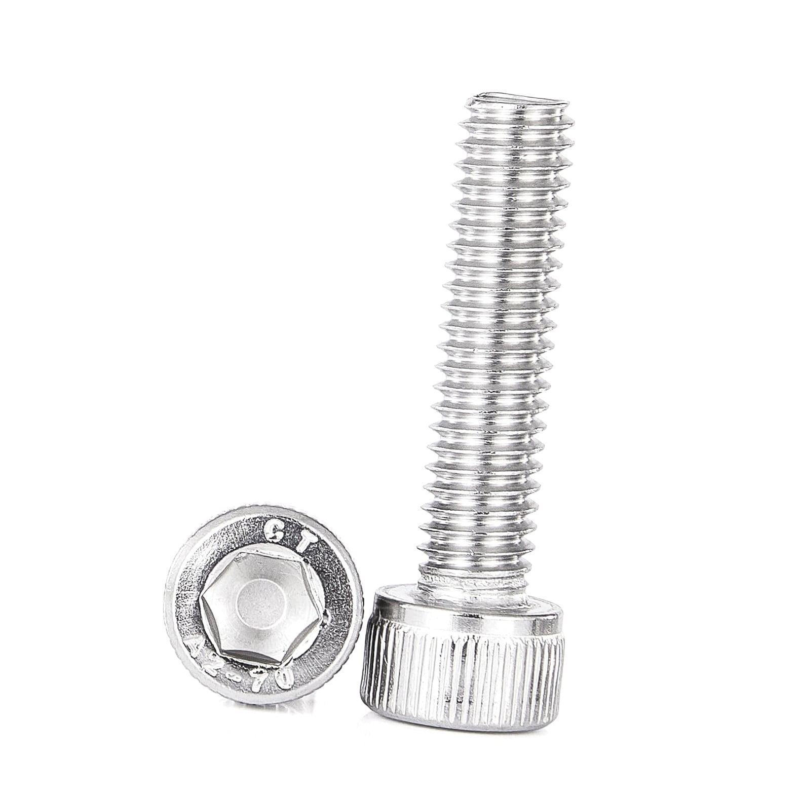 Highcool M6-1.0 12mm Screws Bolts 304 Steel Drive, Metric Machine Fully ...
