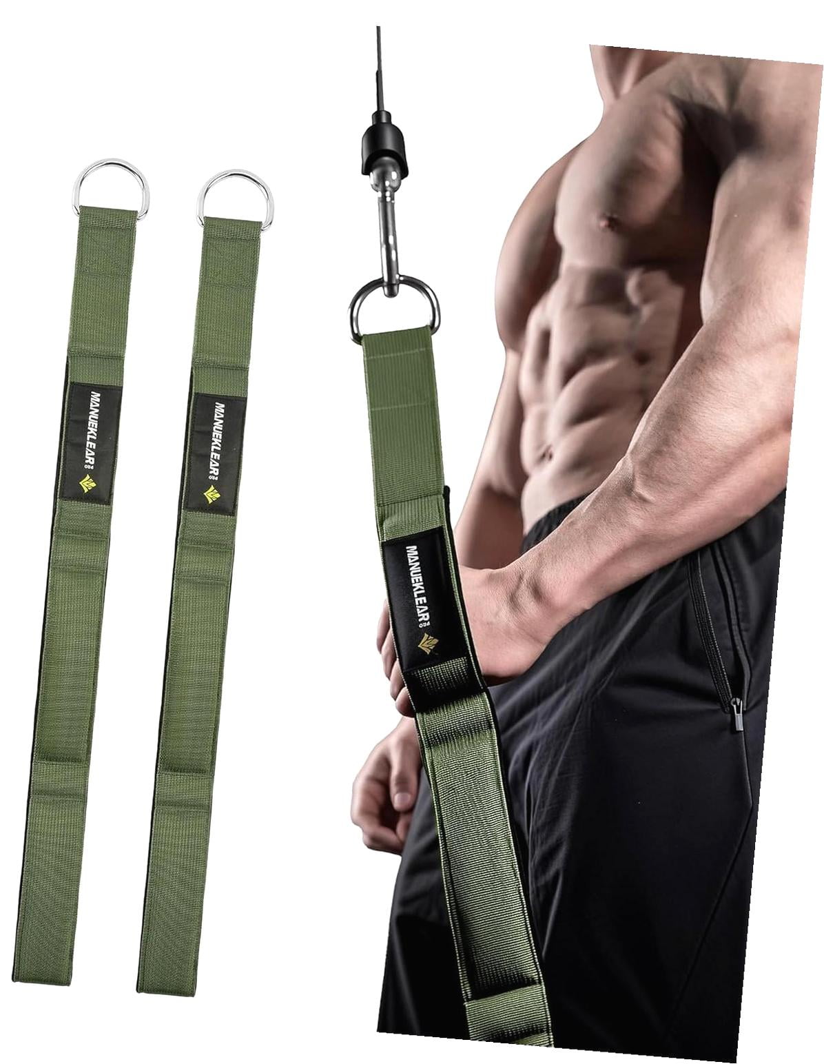 Highcool MANUEKLEAR Tricep Rope Cable Attachment Handles, Enhanced ...