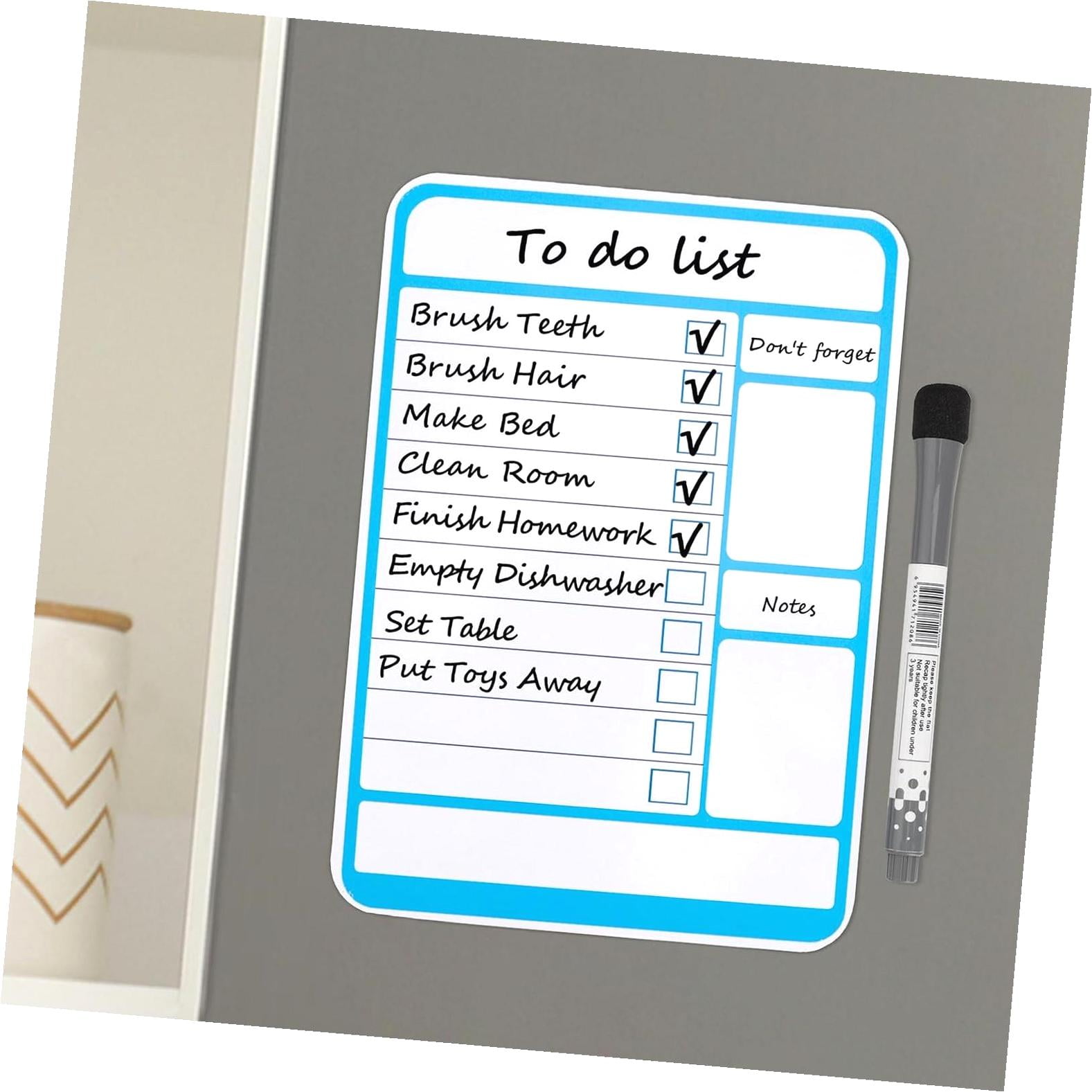 Highcool Magnetic Board to Do List Chore Charts Magnetic Whiteboard for ...