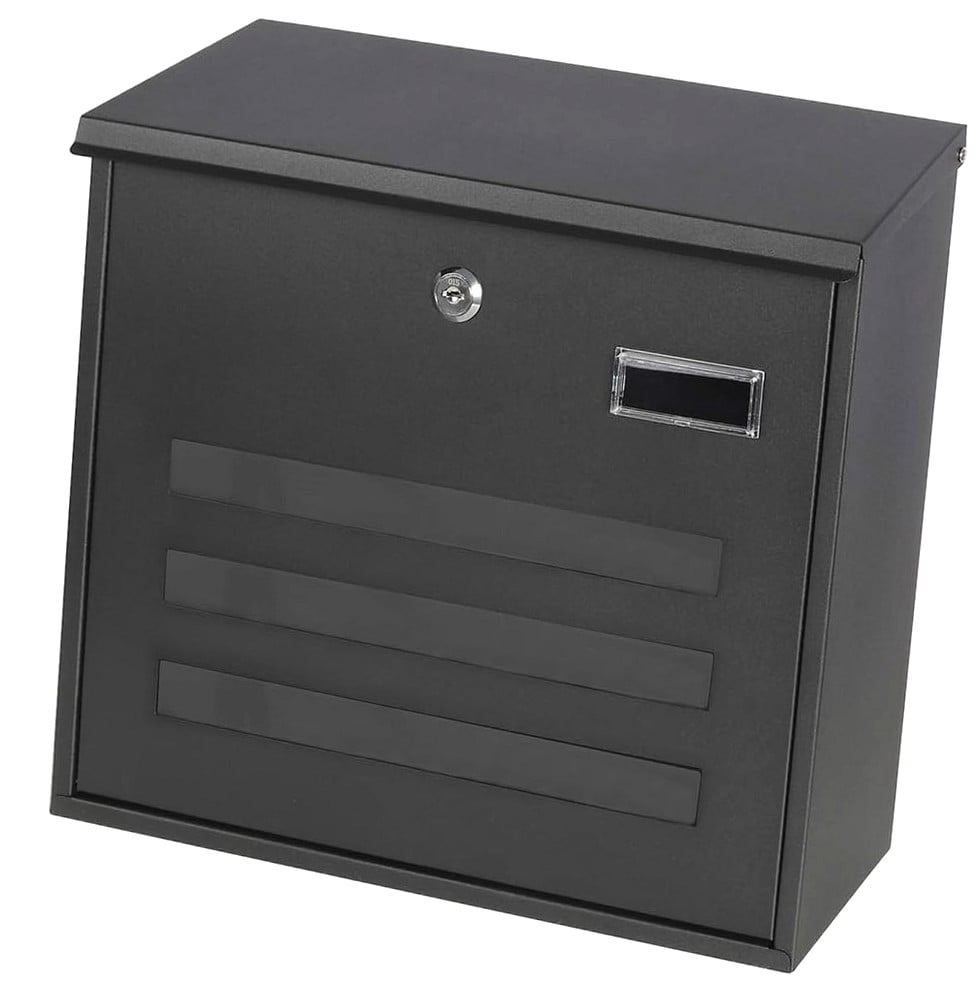 Highcool Mailbox Wall Mounted Vertical mailboxes with Key Lock Large ...