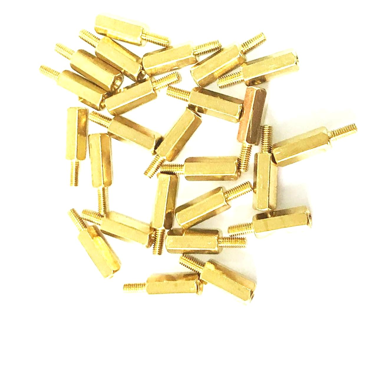 Highcool Male to Female Thread Spacer Screws Hex Standoff M2.5 x 15mm ...