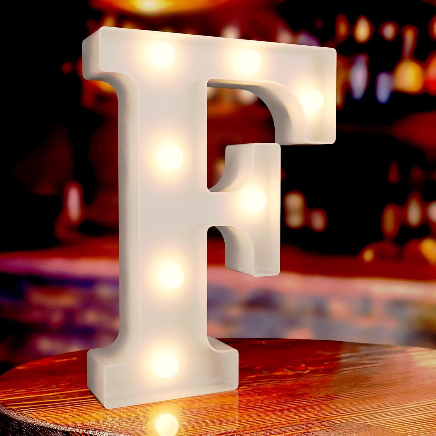 Highcool Marquee Letters F, Led Letter Lights, 26 Alphabet Battery ...