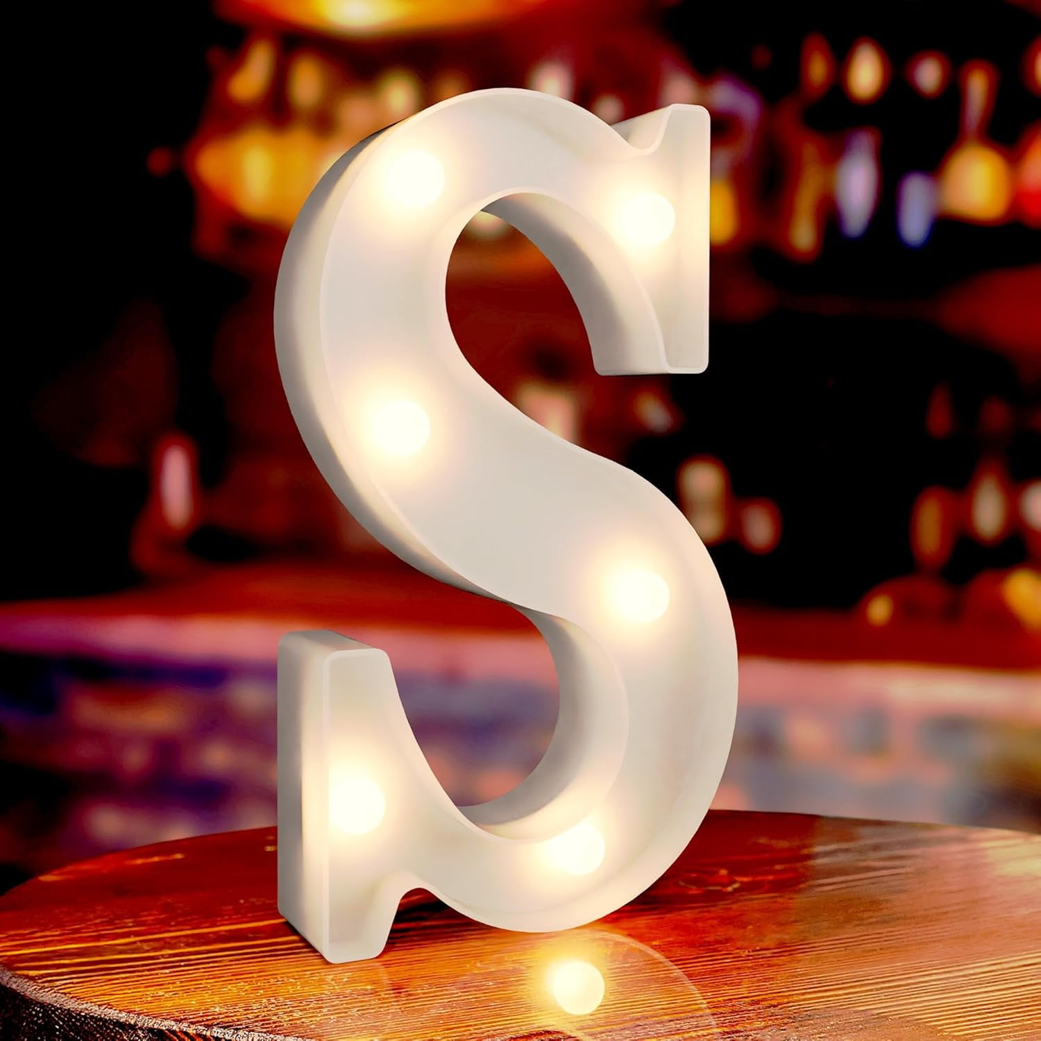 Highcool Marquee Letters S, Led Letter Lights, 26 Alphabet Battery ...