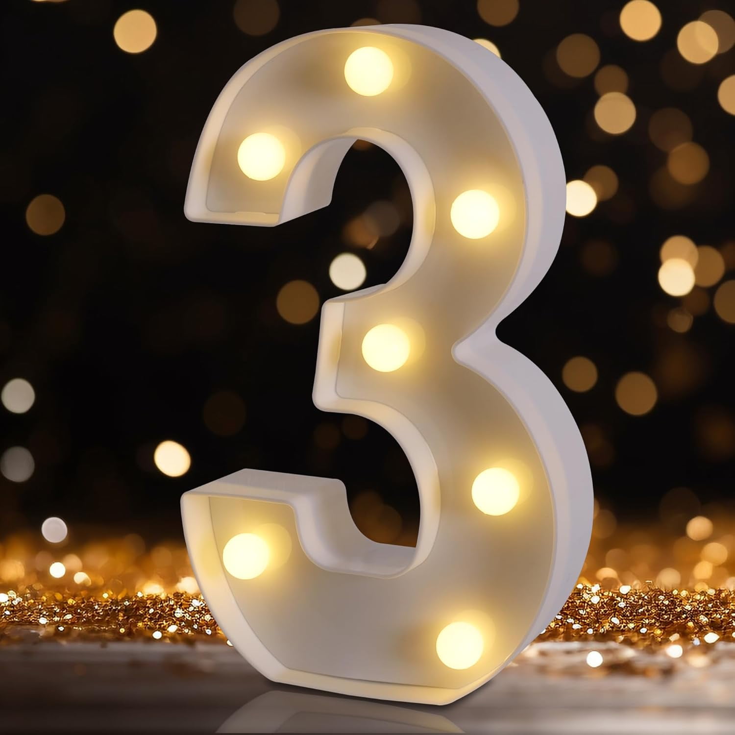 Highcool Marquee Numbers, Light Numbers for Party, Small Light Letters ...