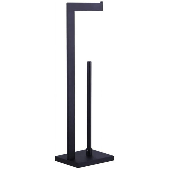 Highcool Matte Toilet Paper Holder Stand Free-Standing Toilet Roll ...