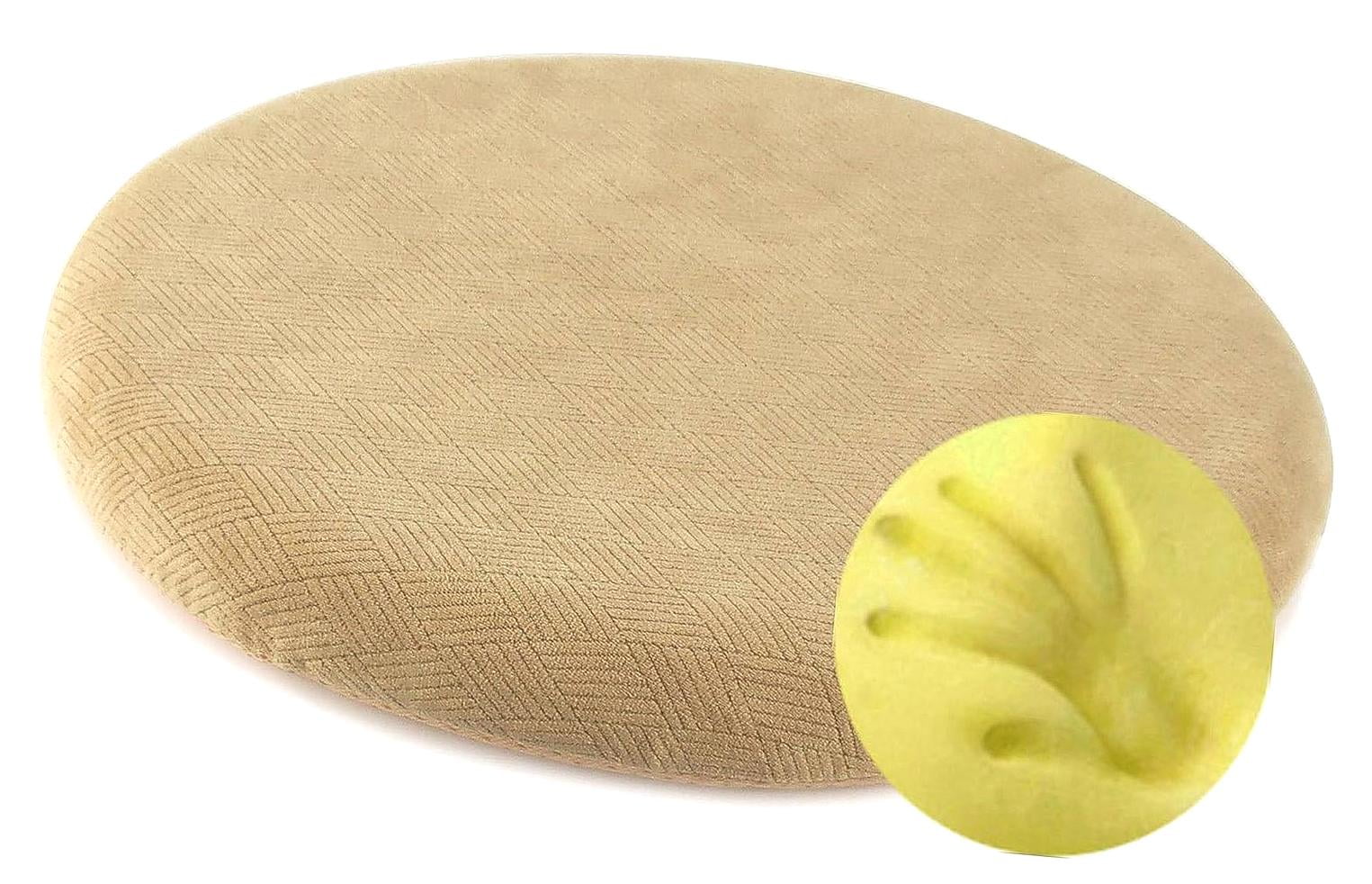 Highcool Memory Seat Soft Round Chair Pad 18 Inch Camel Color - Walmart.com