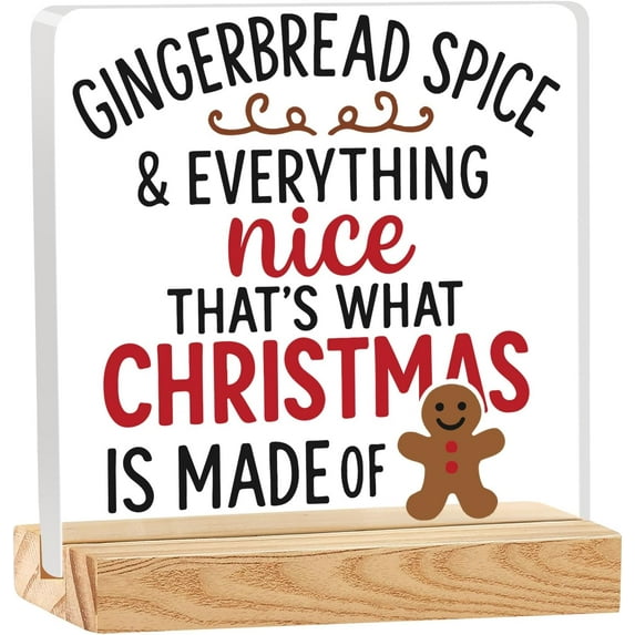 Highcool Merry Little Christmas Winter Lovers Desk Sign Humorous ...