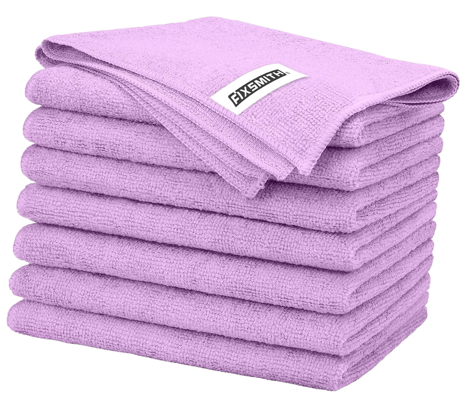 Highcool Microfiber Cleaning Cloth Pack of 8, Cleaning Rags, 16"X12 ...