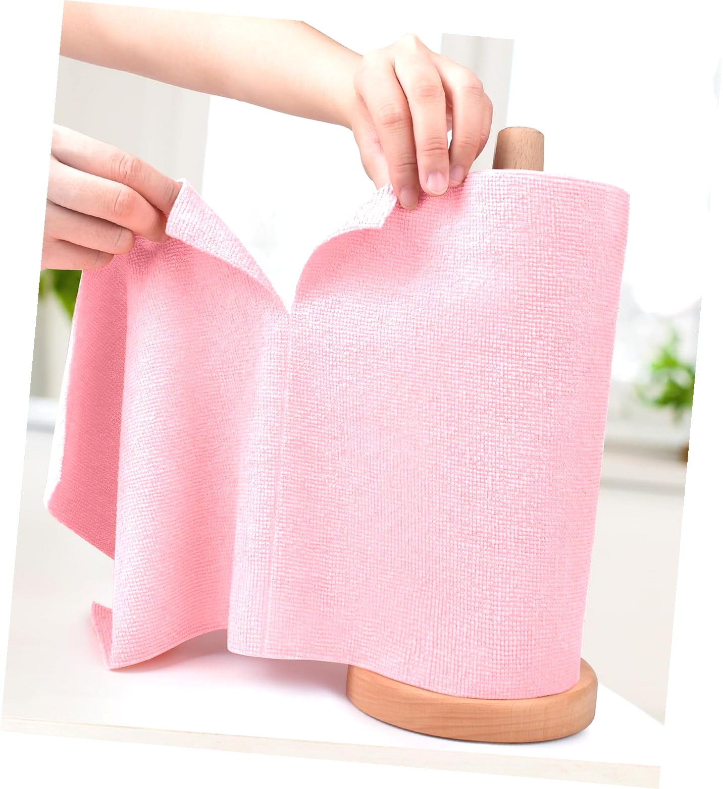 Highcool Microfiber Cleaning Cloth Roll, Tear-Away Microfiber Paper ...