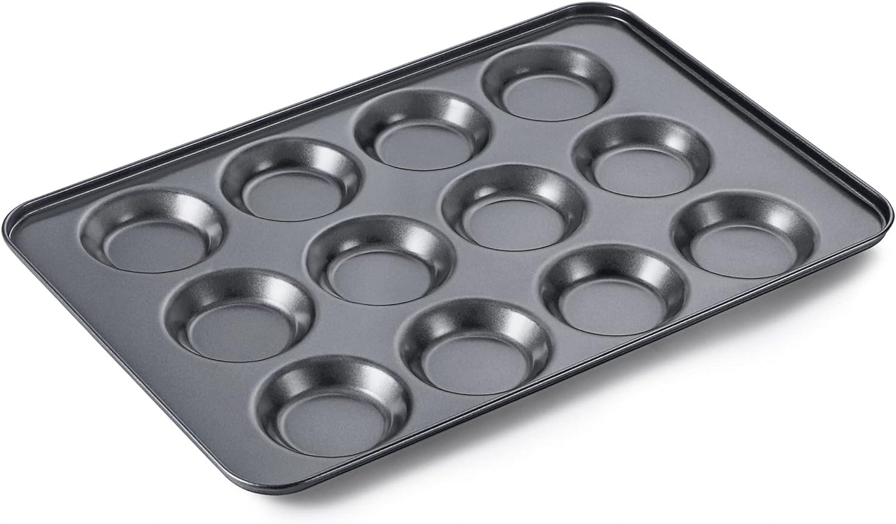 Highcool Mini Mufn Top Pan for Ba, Premium 12 Cavity Small Whoe Pie Pan ...